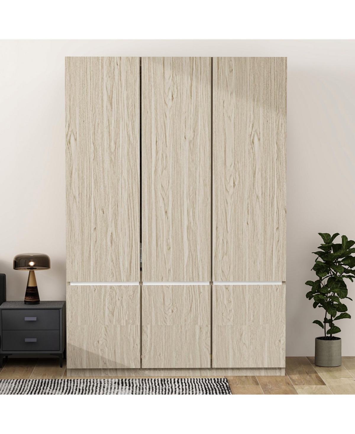 Click here for Streamdale Furniture 6-Doors Wooden Wardrobe Stora... prices