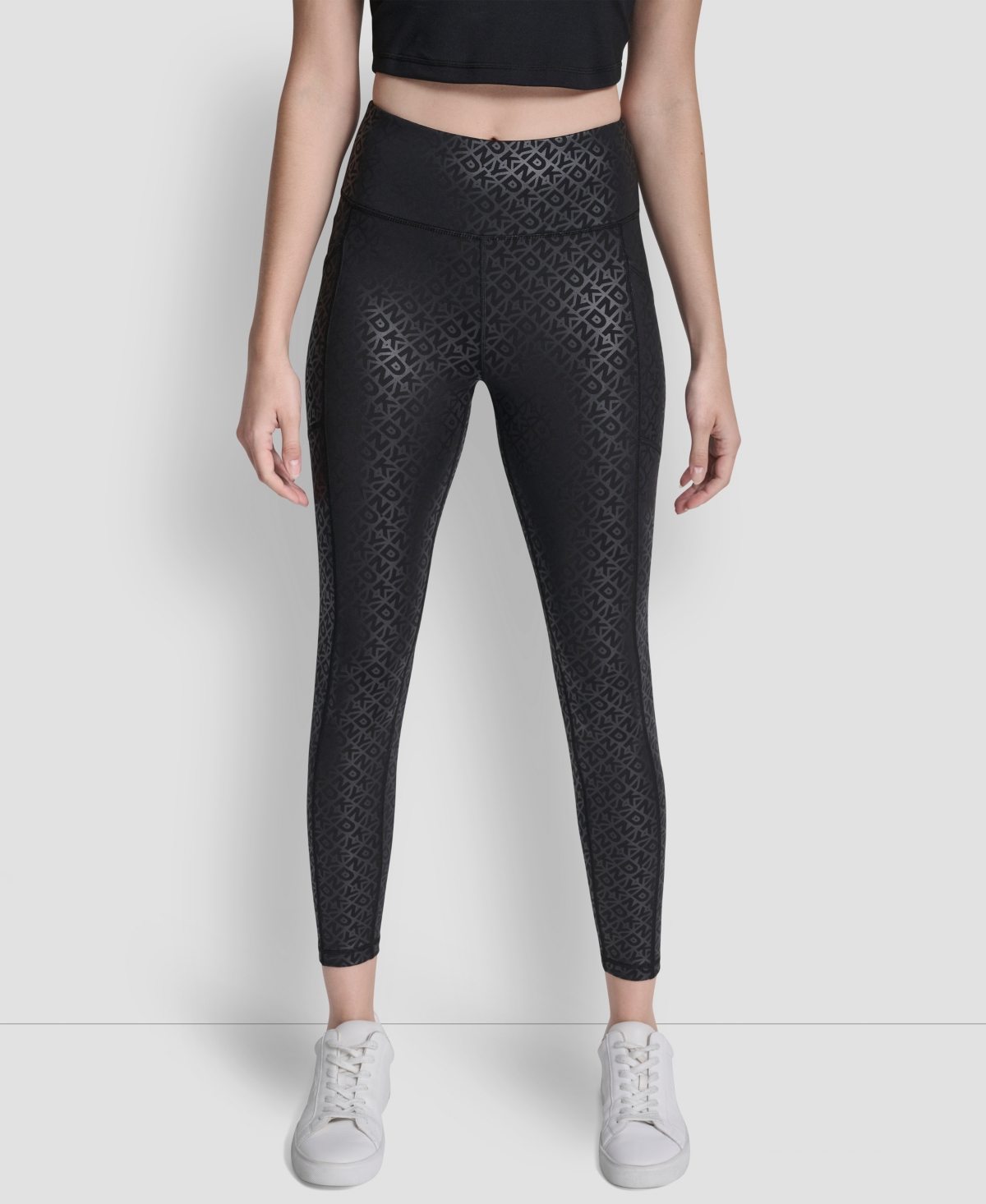 Click here for Dkny Womens Printed High-Wasit Fitness Tights - Da... prices