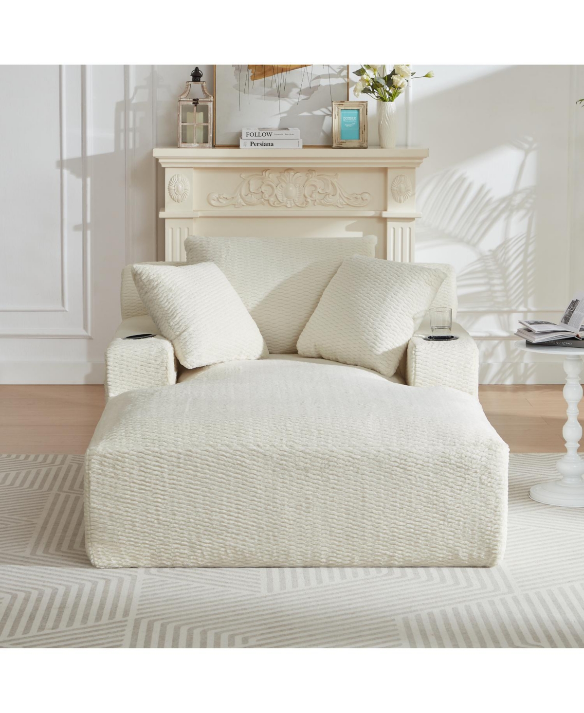 Click here for Streamdale Furniture Oversized Chaise Lounge Indoo... prices