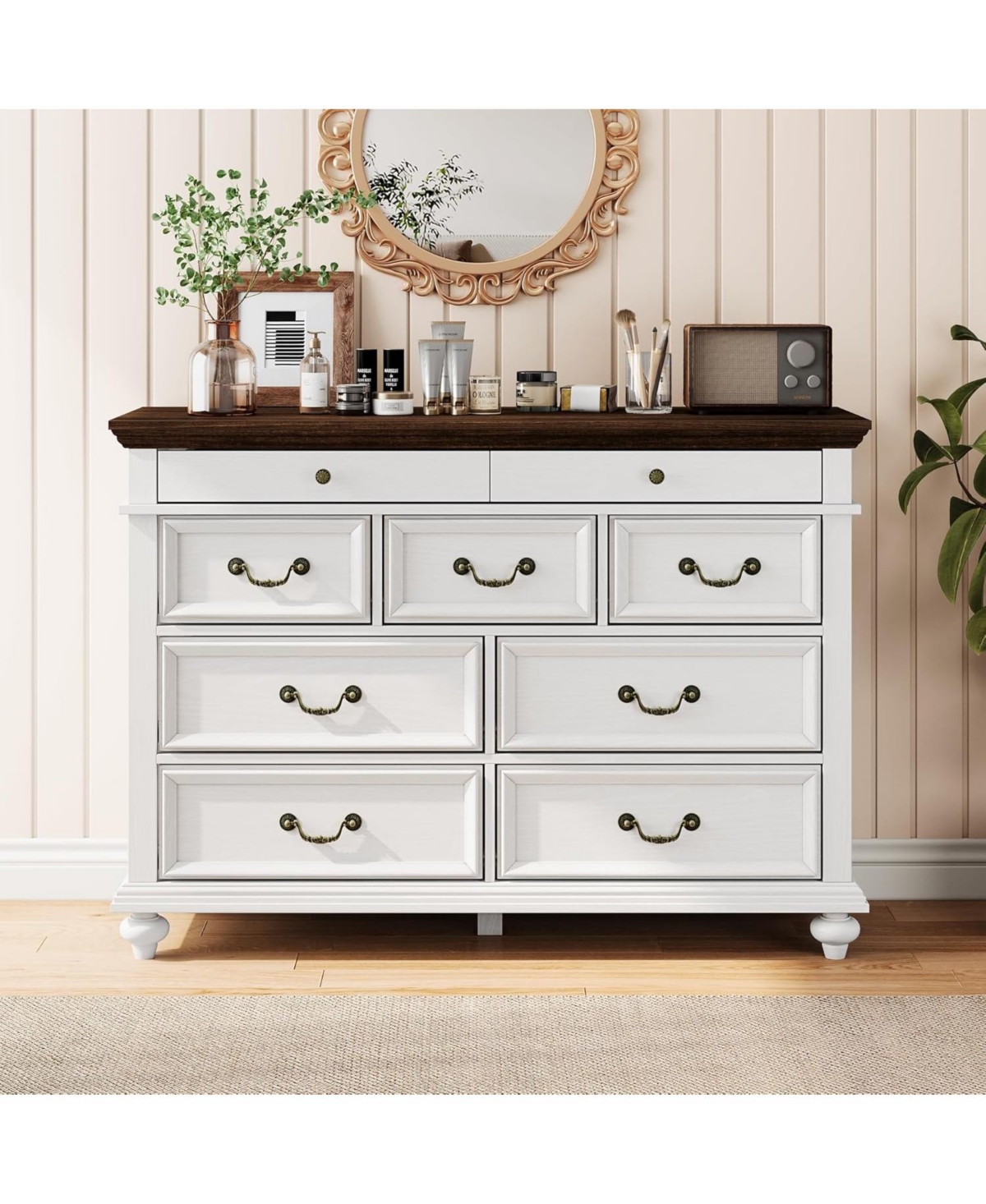 Click here for Gaomon 9-drawer rustic dresser  47" wide with... prices