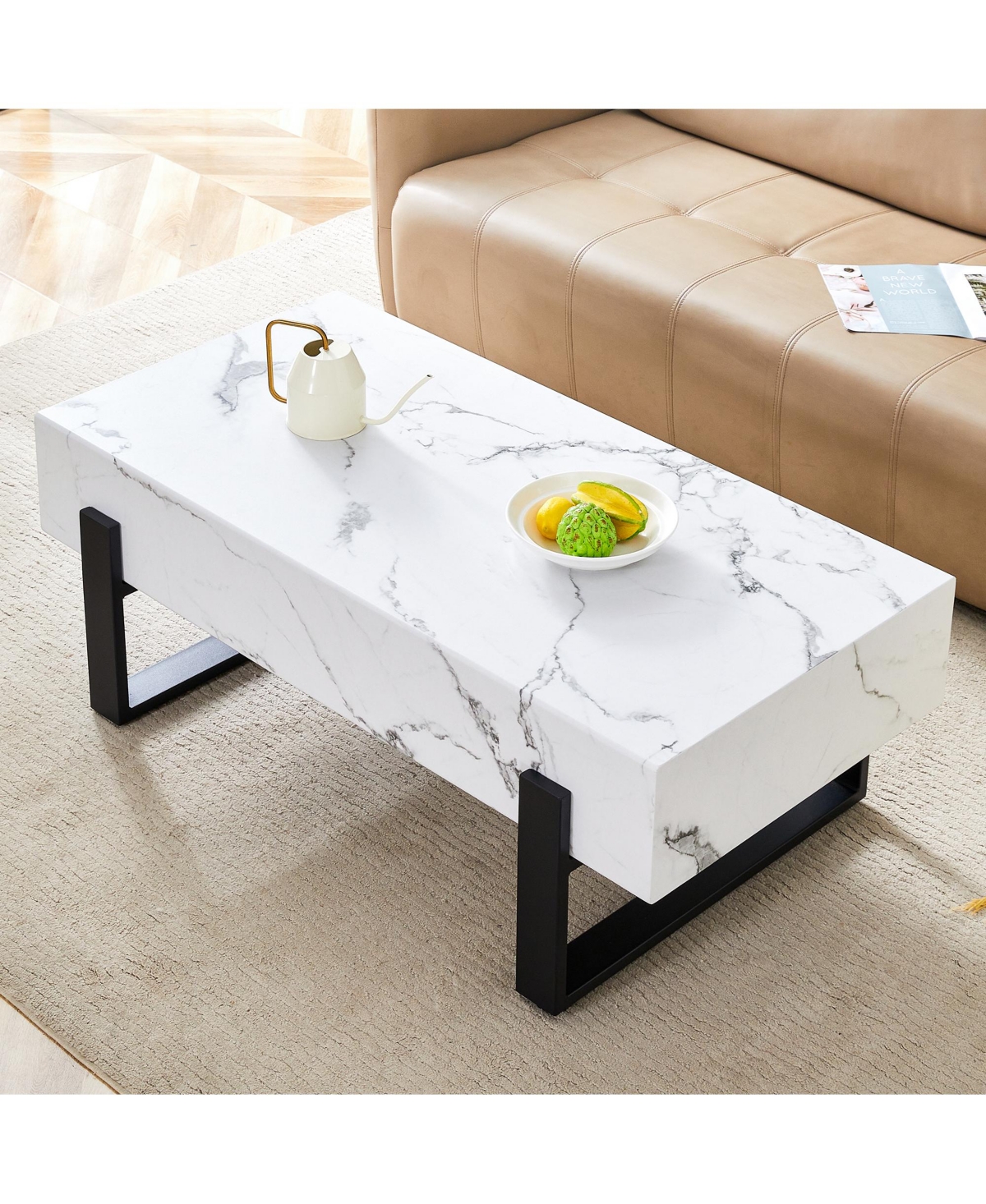 Click here for Lovmor 47.2"x23.6" White Marble texture... prices