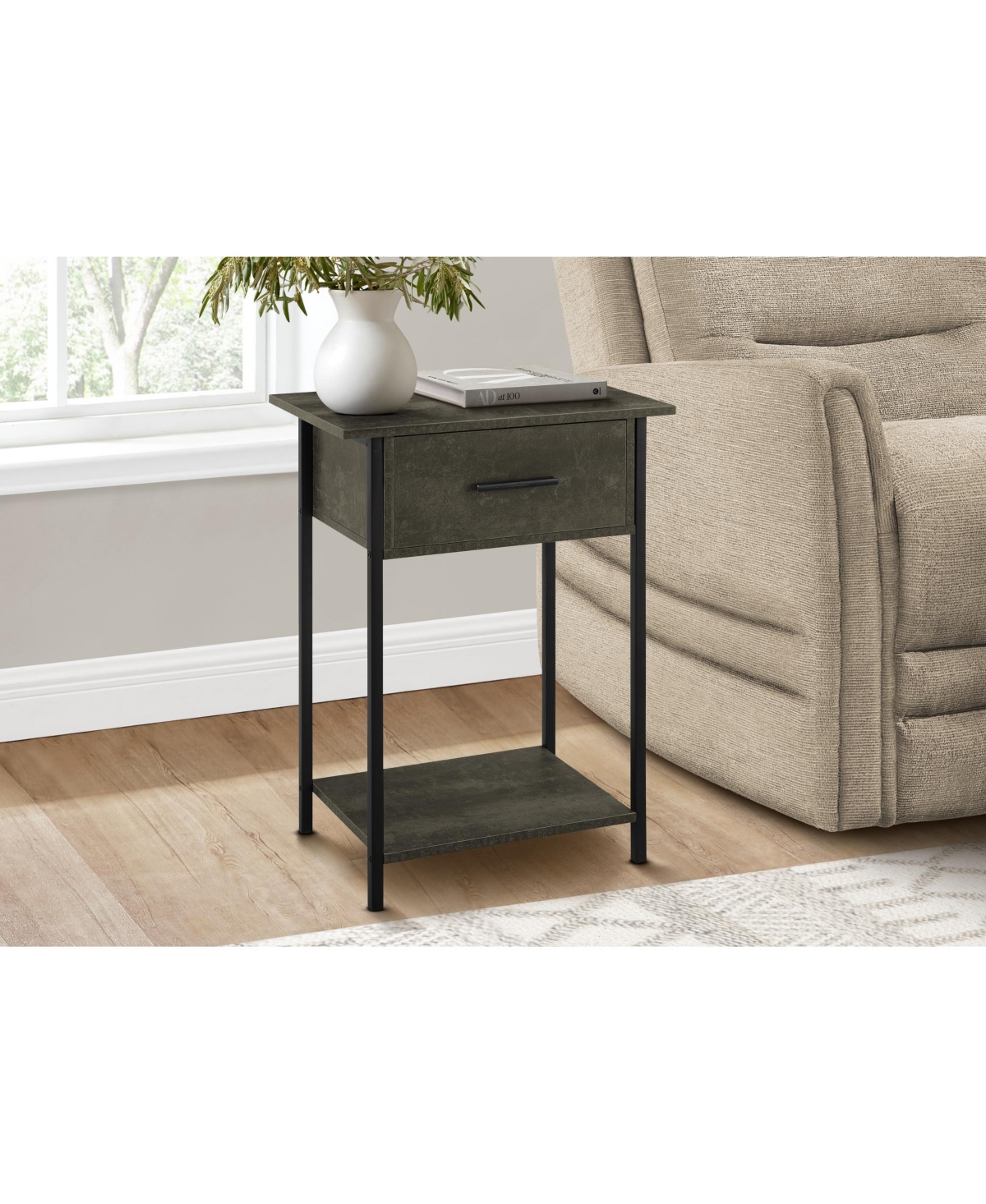 Click here for Lovmor Accent Table  2 Tier  End  Lamp  Living Roo... prices