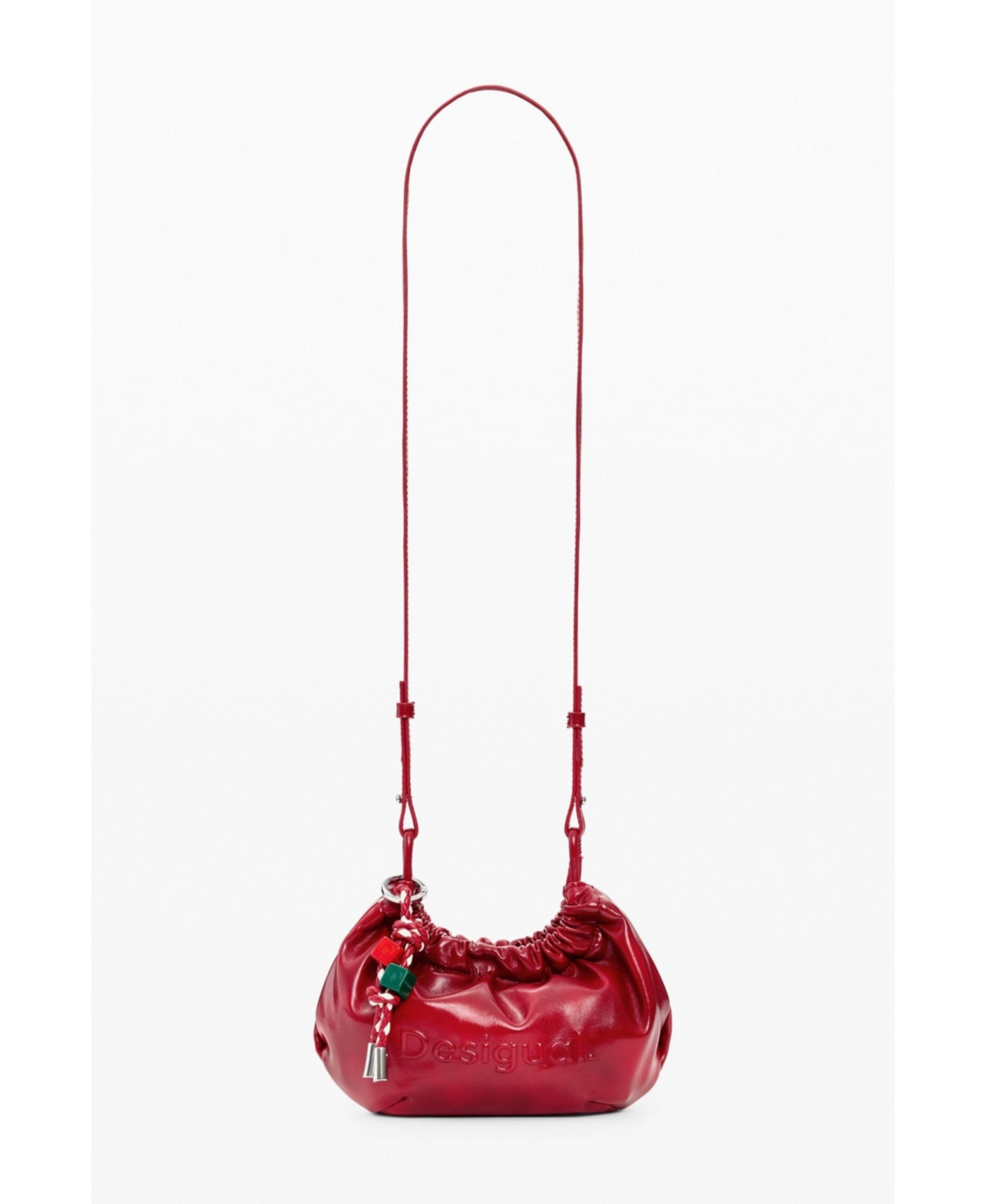 Click here for Desigual Womens Large crossbody wallet logo - Red prices