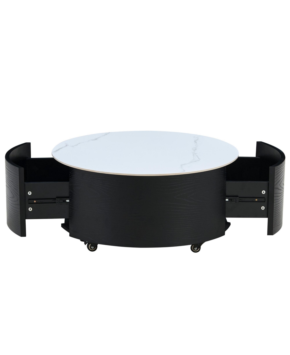 Click here for Boyel Living Modern Round Movable Coffee Table wit... prices