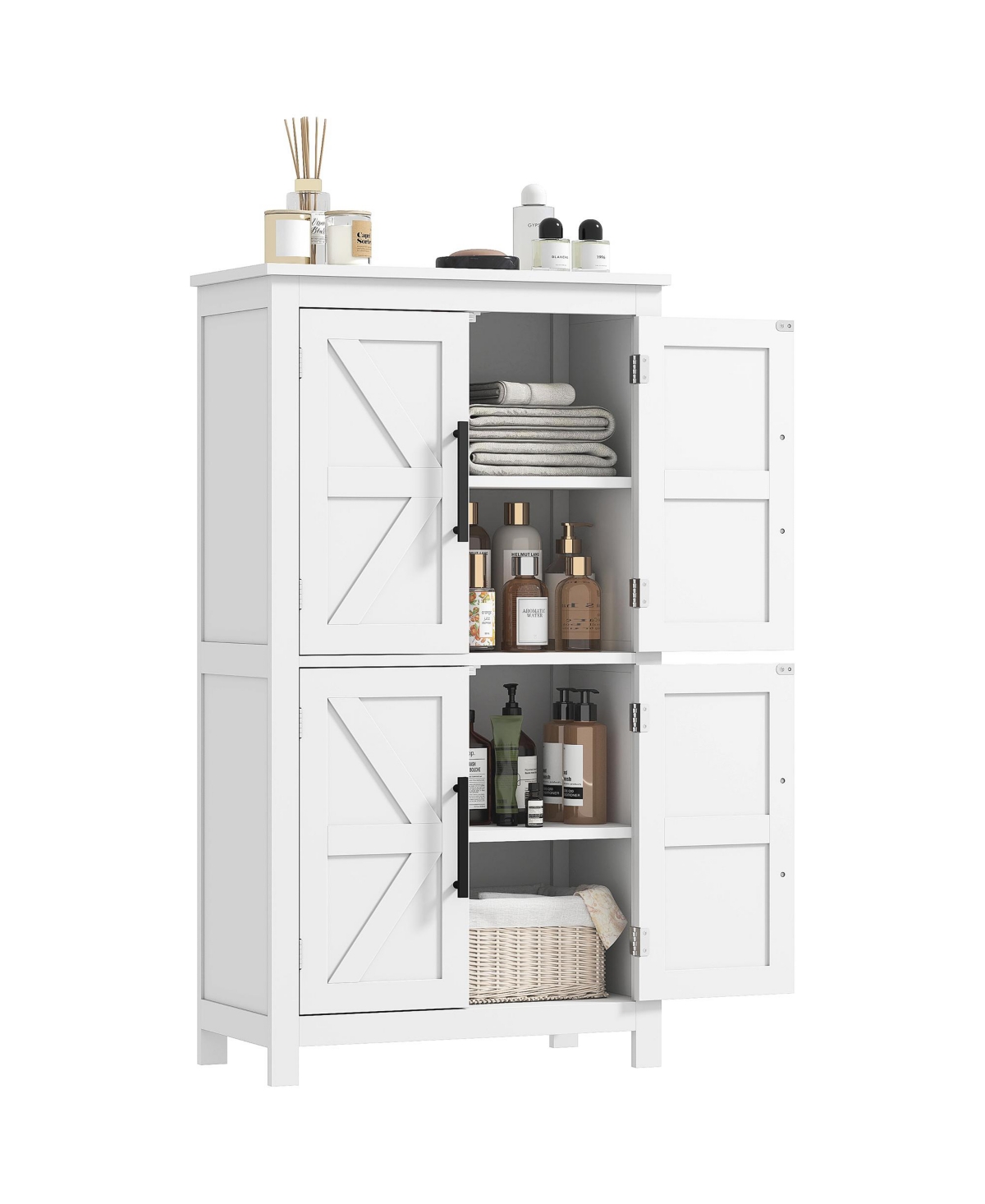 Click here for Homcom Bathroom Floor Cabinet  Farmhouse Bathroom... prices