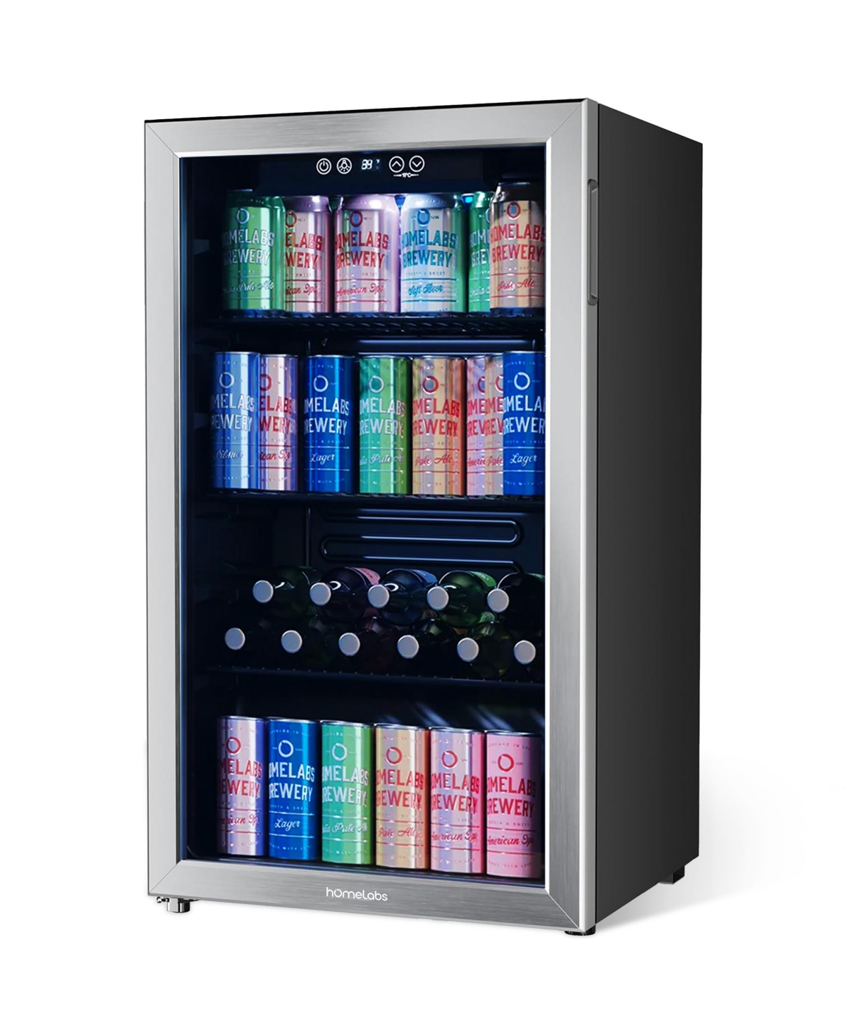 Click here for hOmeLabs 120 Can Beverage Refrigerator Cooler Glas... prices