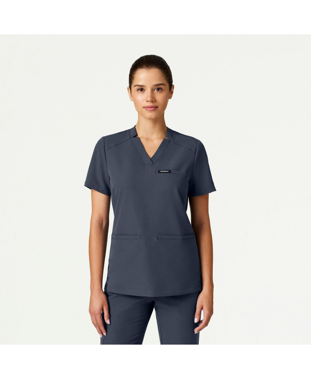 Click here for Jaanuu Womens Helia 3-Pocket Slim Notched V-Neck S... prices