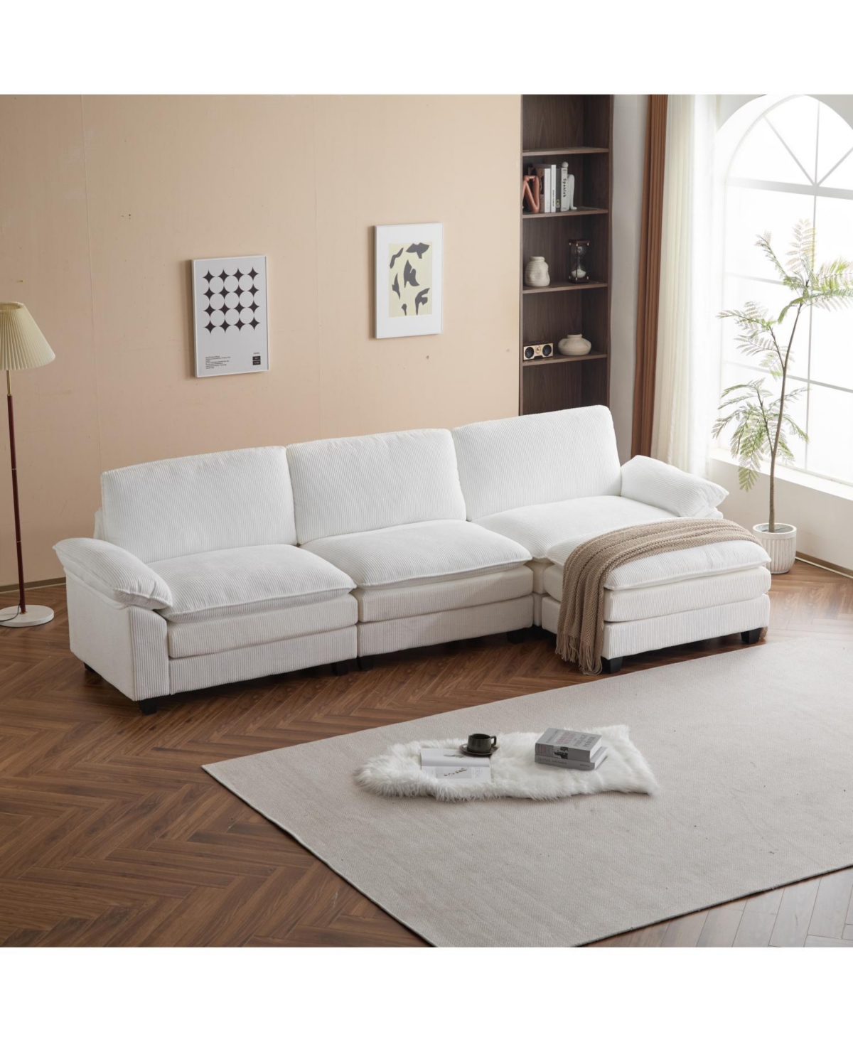 Click here for Streamdale Furniture Modular Sectional Sofa with O... prices