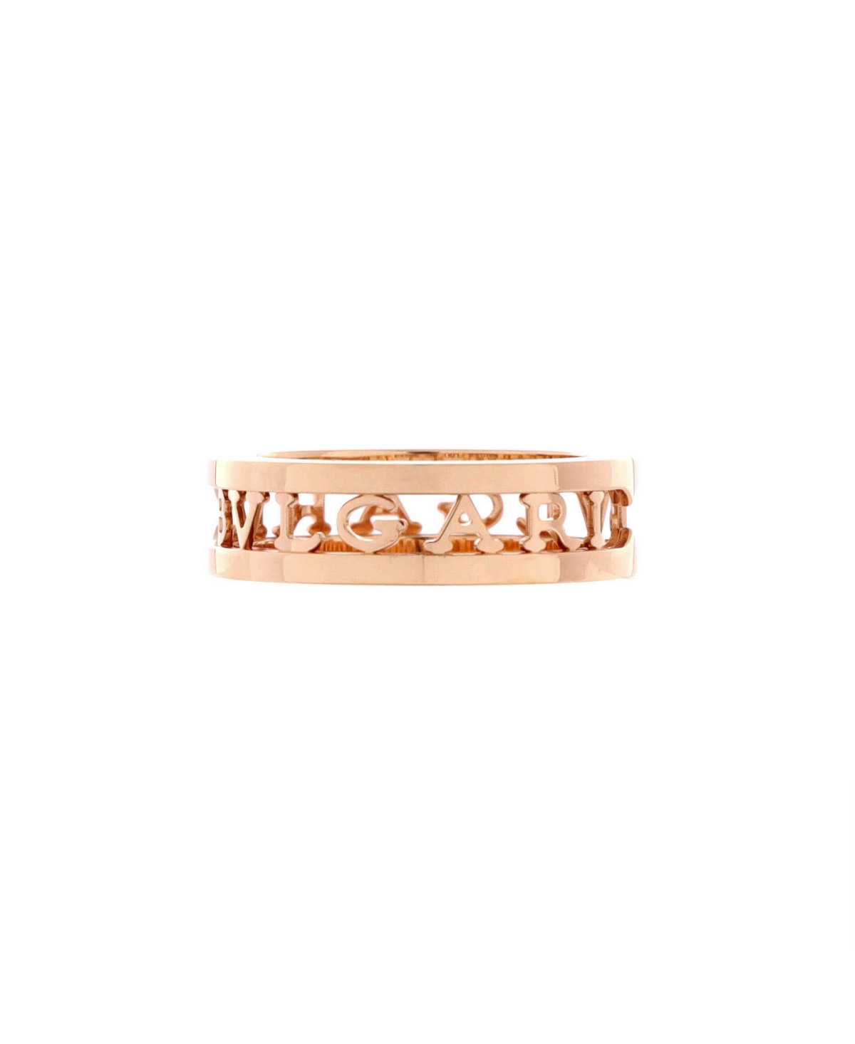 Click here for Pre-Owned Bvlgari B.Zero1 Logo Openwork Ring - 18k... prices