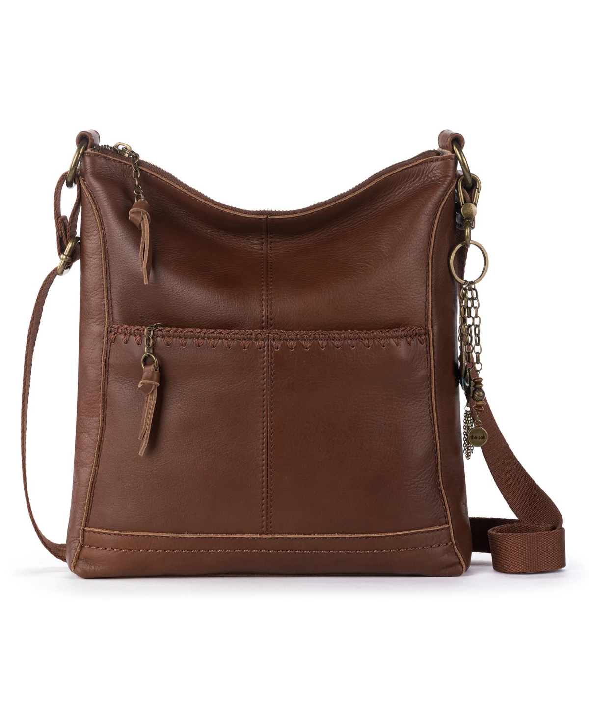 Click here for The Sak Lucia Leather Small Crossbody Bag - Whiske... prices