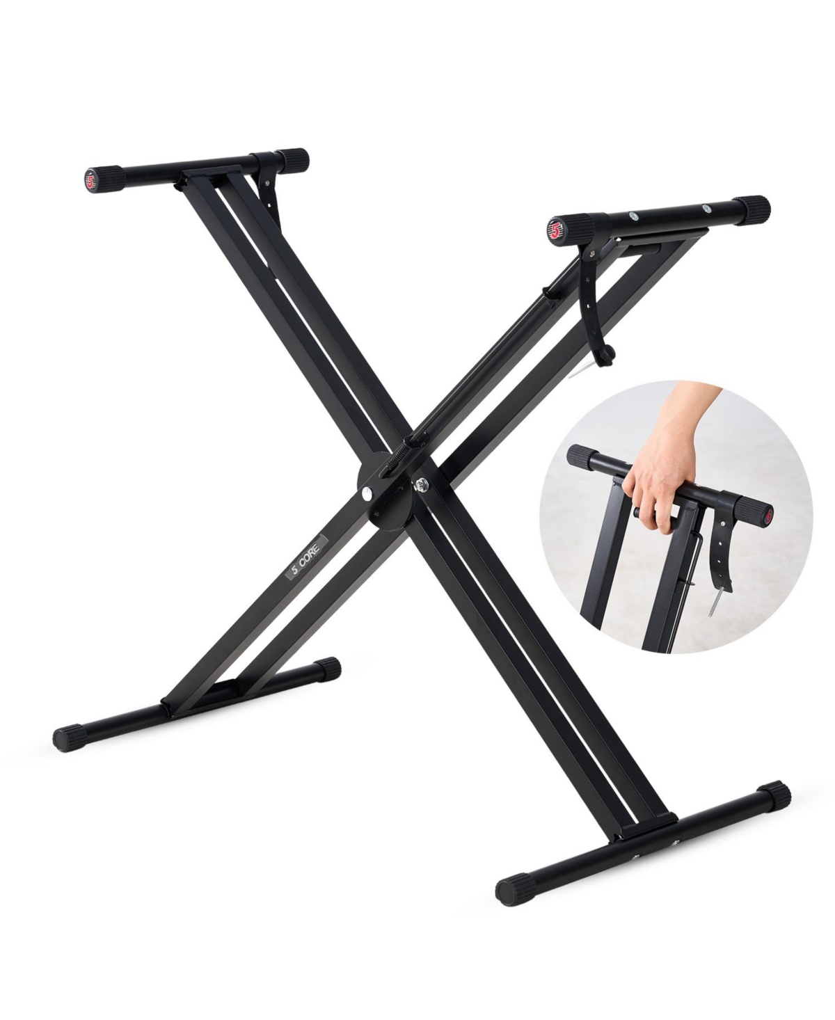 Click here for 5 Core Keyboard Stand Height Adjustable One Hand T... prices