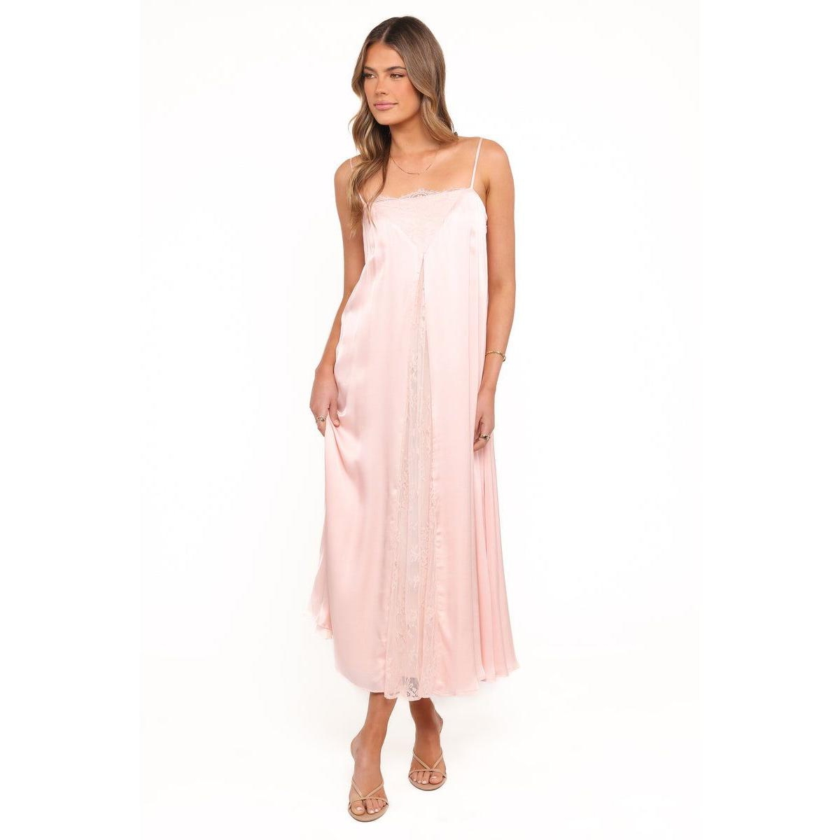 Click here for Petal and Pup Womens Halsey Midi Dress - Pink prices