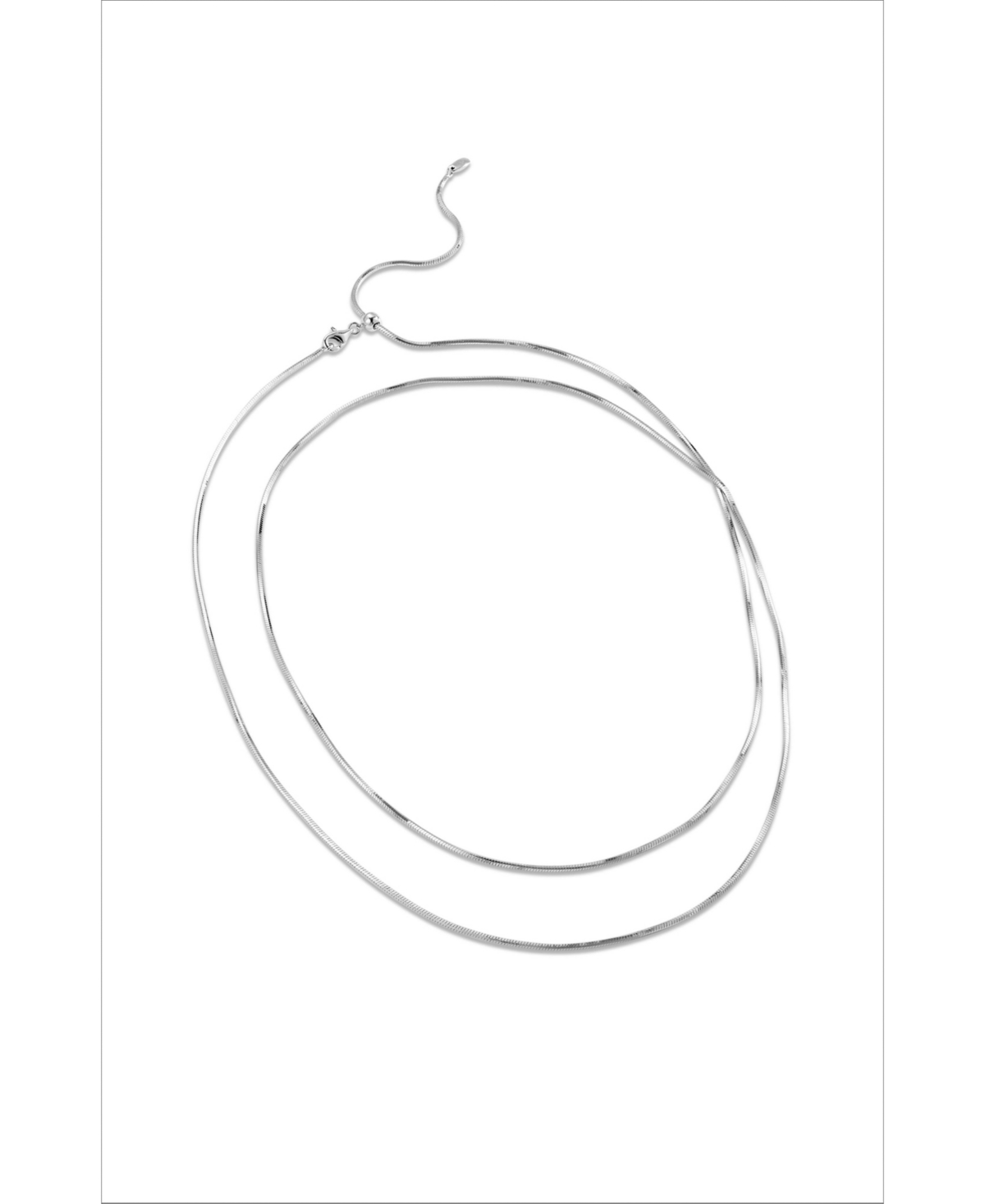 Click here for Retro Chic Whispers Chain Necklace - Silver prices