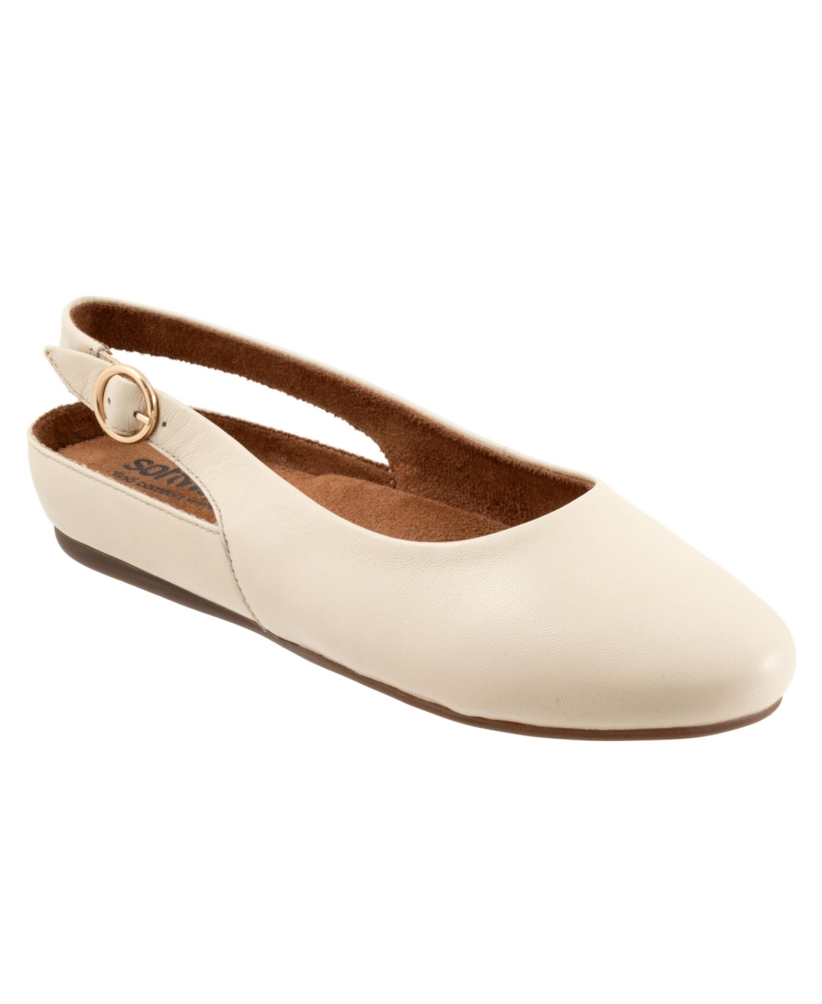 Click here for Softwalk Womens Sandy Flat - Ivory prices