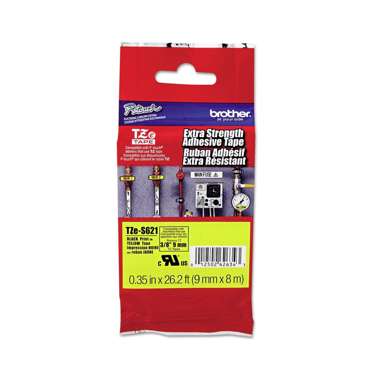 Click here for Brother P-Touch TZES621 0.35 in. x 26.2 ft. TZe La... prices