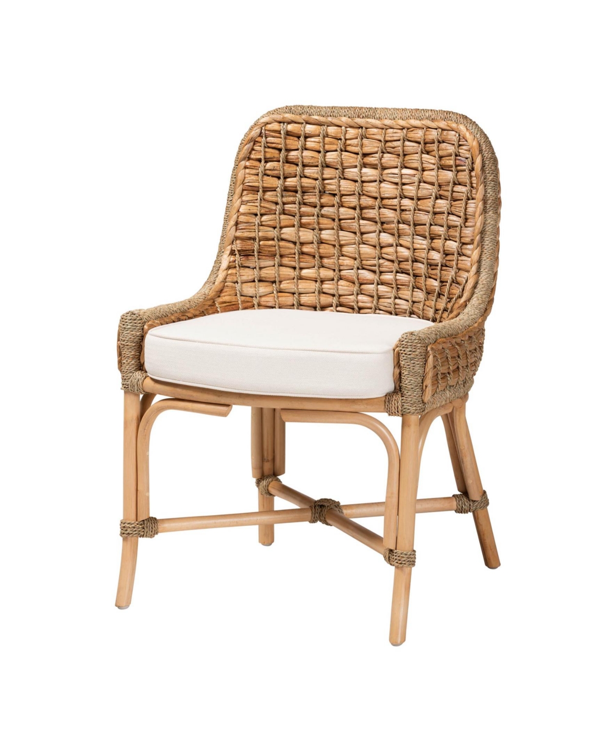 Click here for Furniture Kyle 24.6 Rattan Bohemian Dining Side Ch... prices
