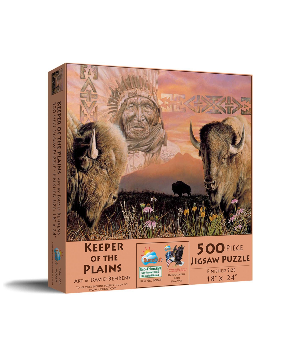 Click here for SunsOut Keeper of the Plains 500 piece Jigsaw Puzz... prices