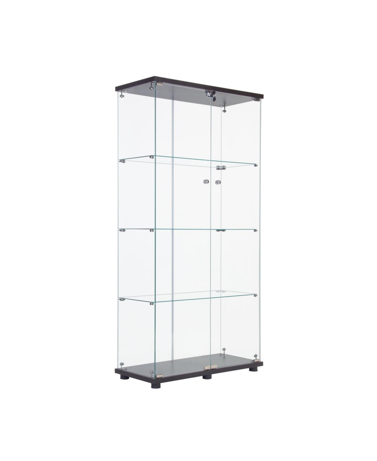 Click here for Streamdale Furniture Two Door Glass Cabinet Glass... prices