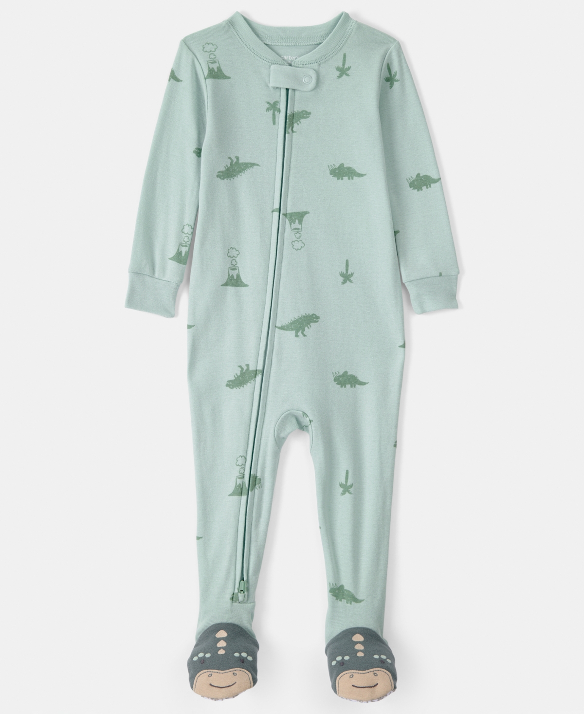 Click here for Carters Baby Boys Dinosaur Snug Fit One-Piece Paja... prices