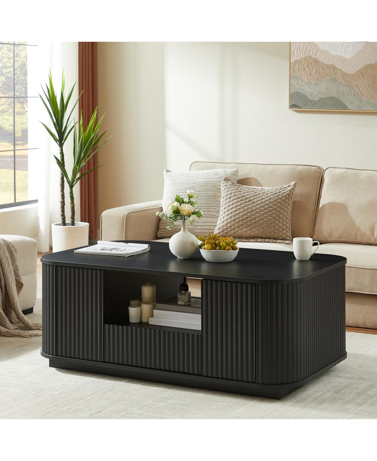 Click here for Streamdale Furniture Modern Oval Coffee Table with... prices