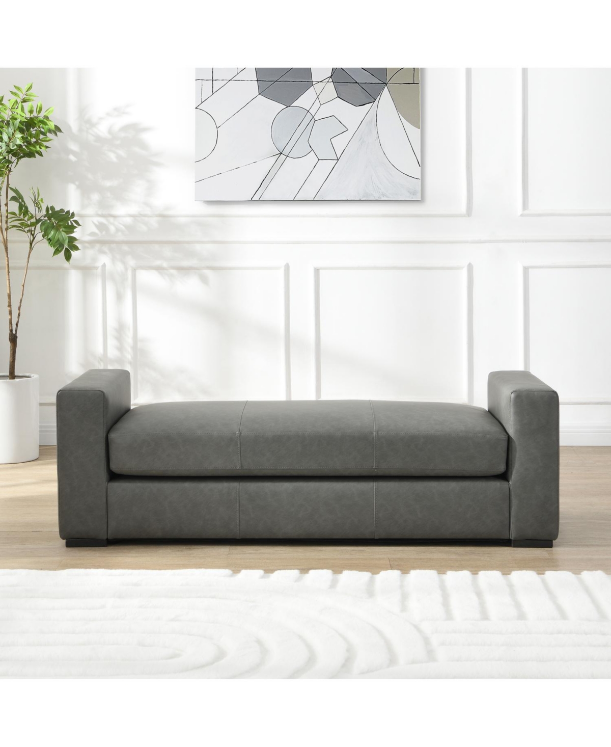 Click here for Streamdale Furniture Stylish and Durable Grey Faux... prices