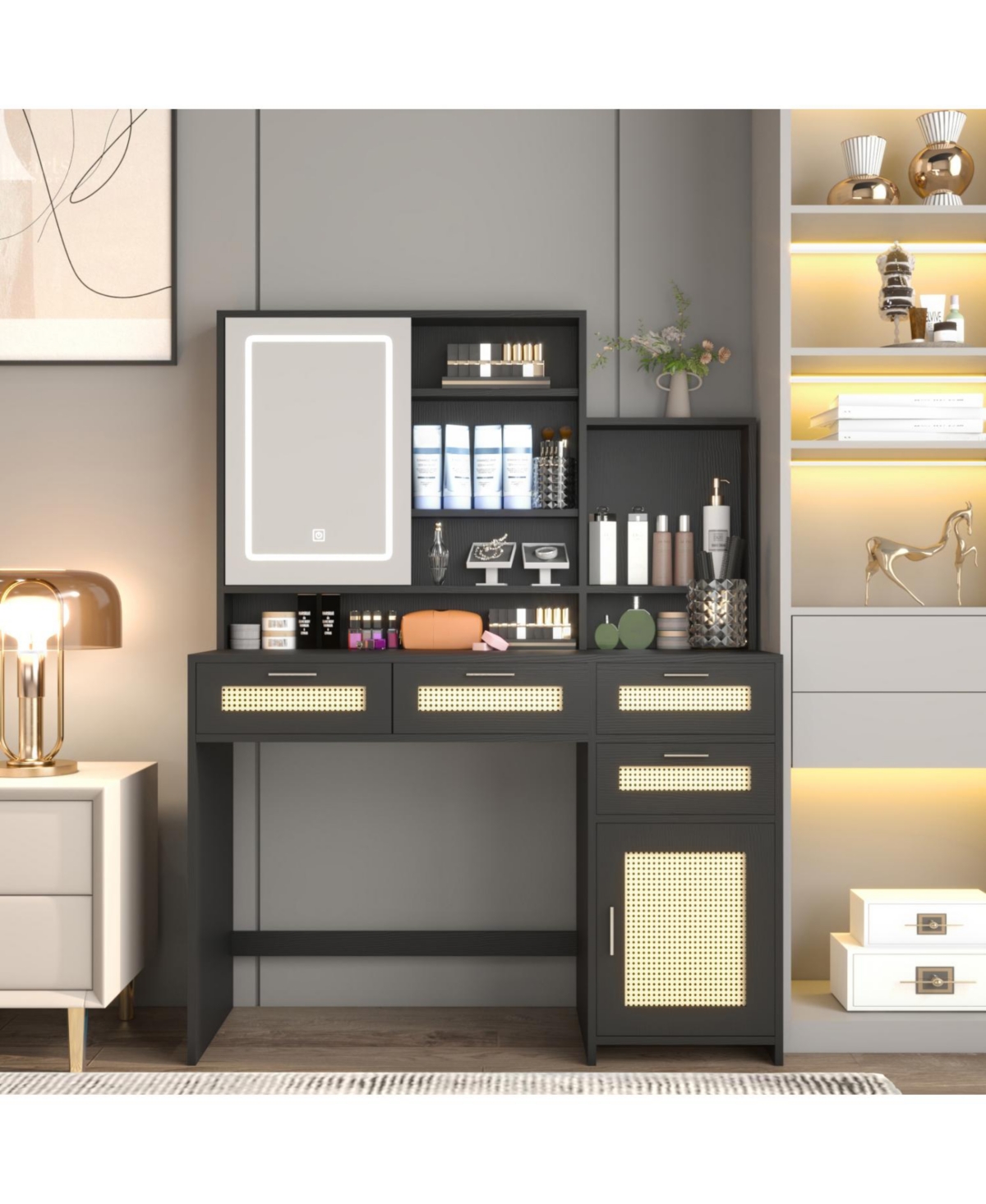 Click here for Streamdale Furniture Streamdale Led Makeup Vanity... prices