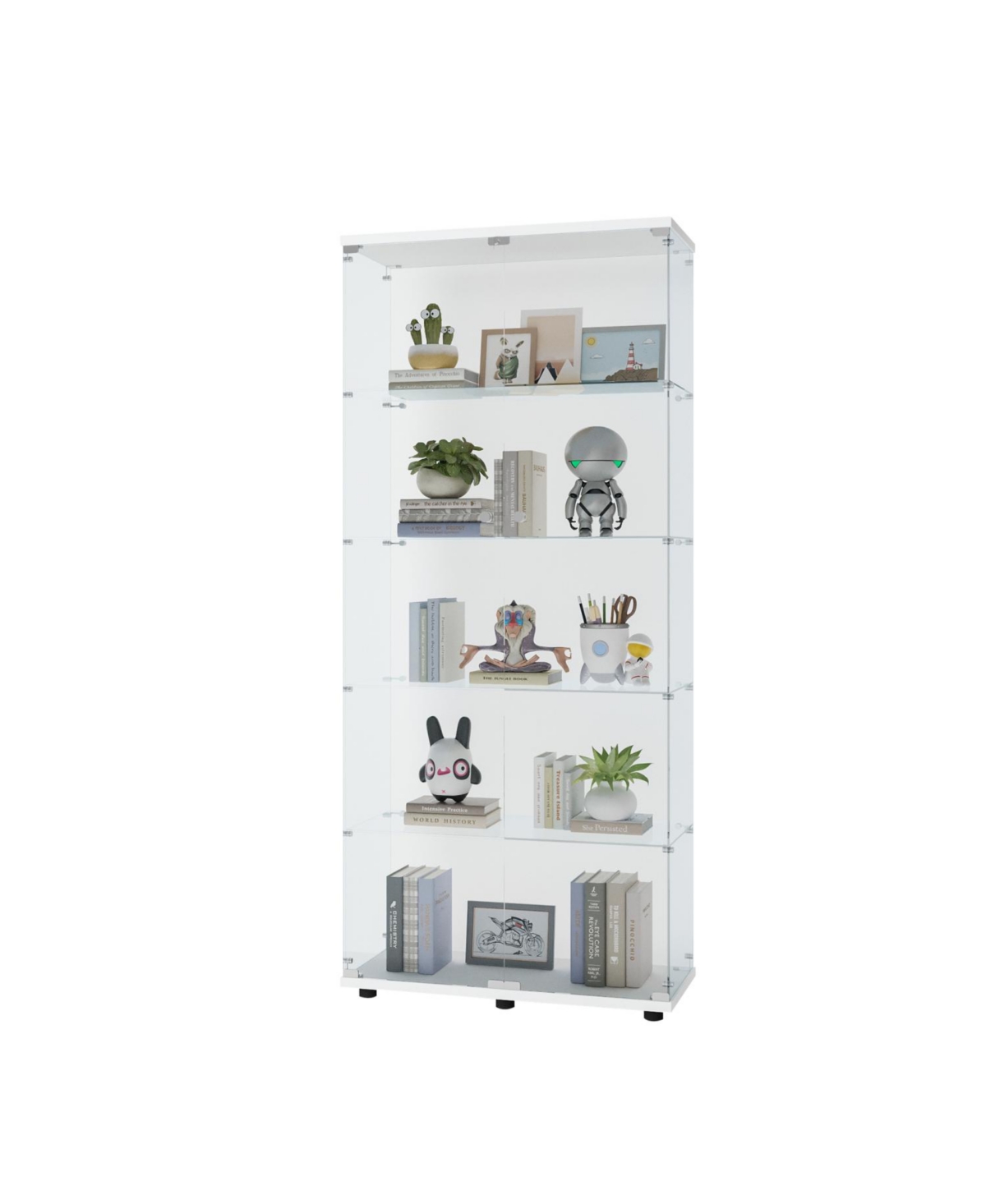 Click here for Streamdale Furniture Two Door Glass Cabinet Glass... prices
