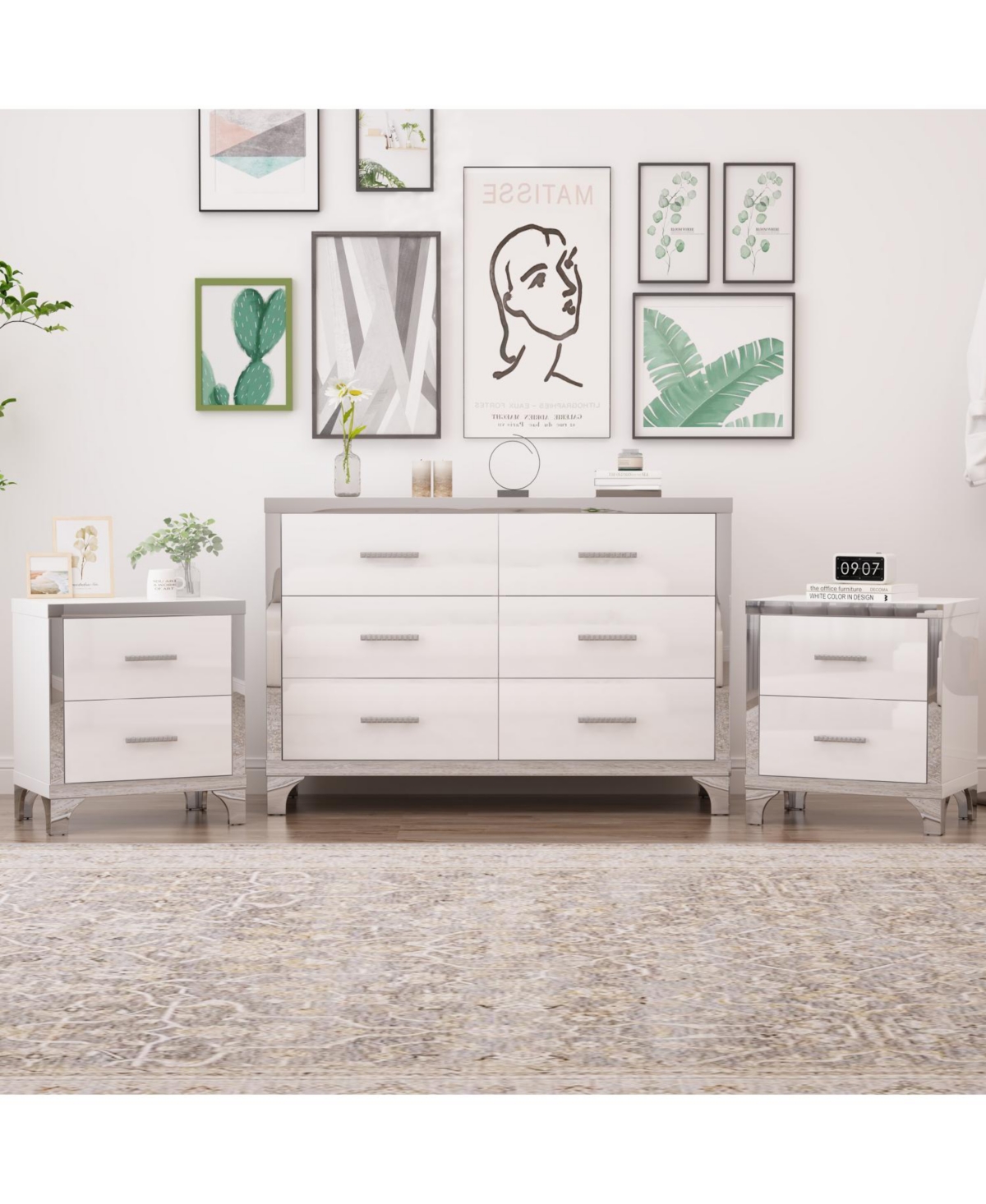 Click here for Streamdale Furniture 3-Pieces Sets Dresser and Two... prices