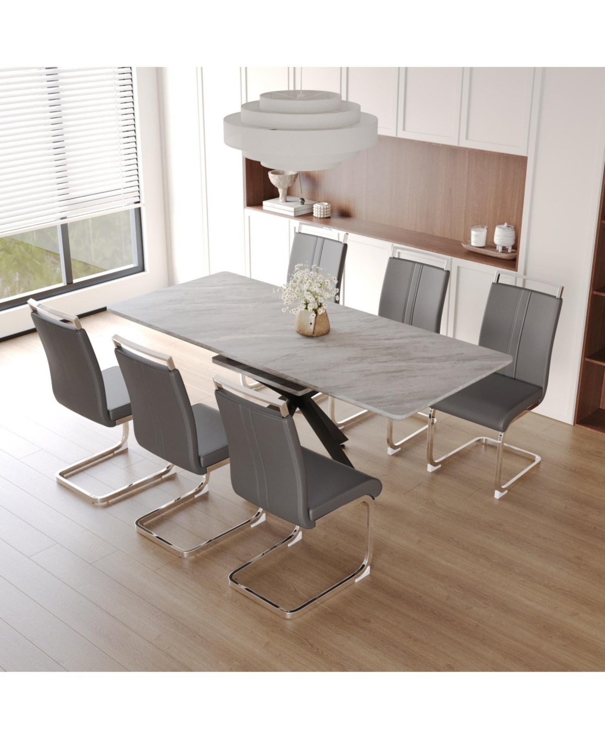 Click here for Streamdale Furniture Extendable Dining Table Set f... prices