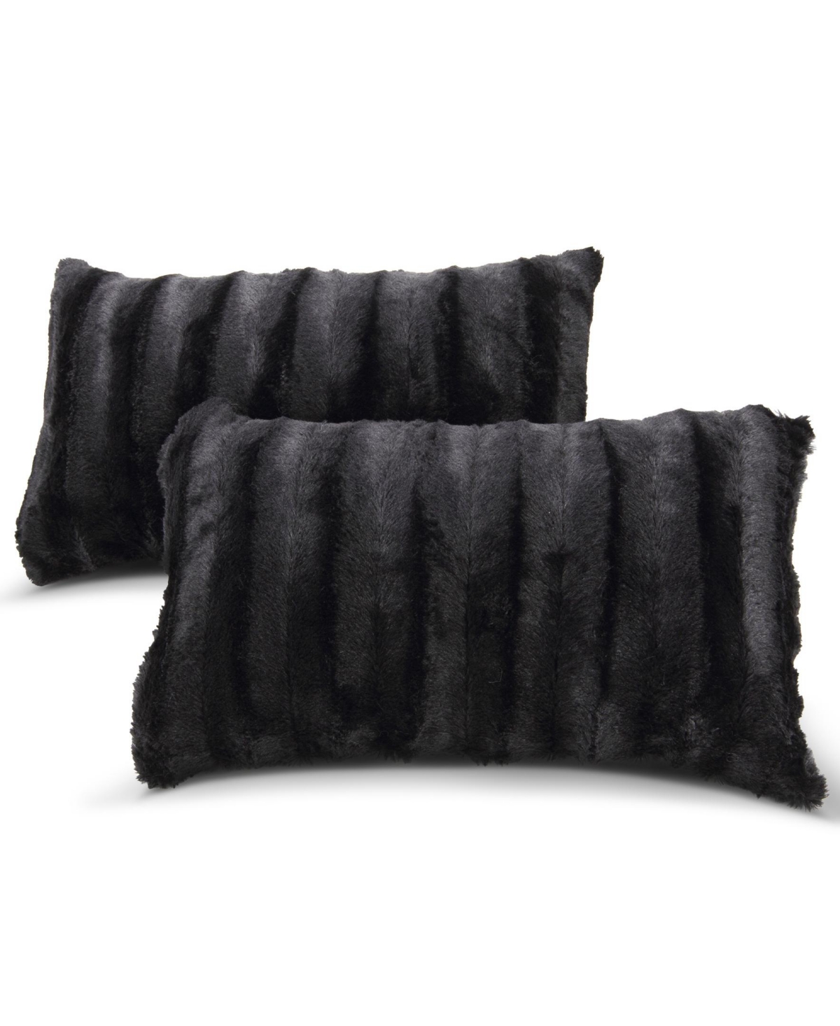 Click here for Cheer Collection Faux-Fur 2-Pack Decorative Pillow... prices