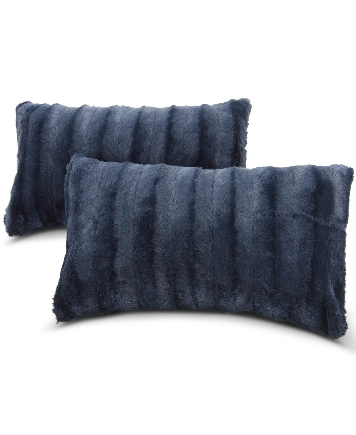 Click here for Cheer Collection Faux-Fur 2-Pack Decorative Pillow... prices
