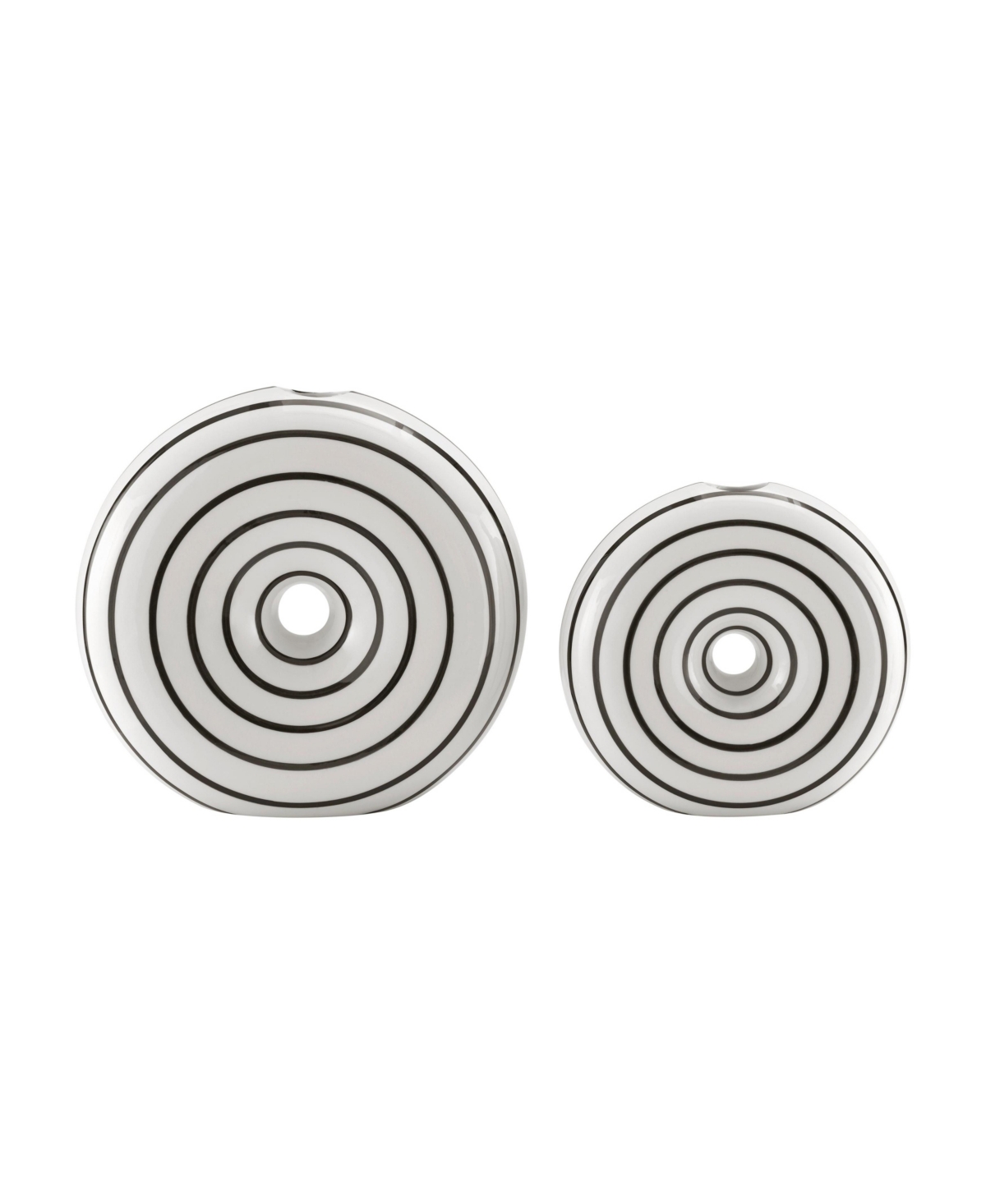 Click here for Danya B Etta Two Piece Ceramic Black and White Str... prices