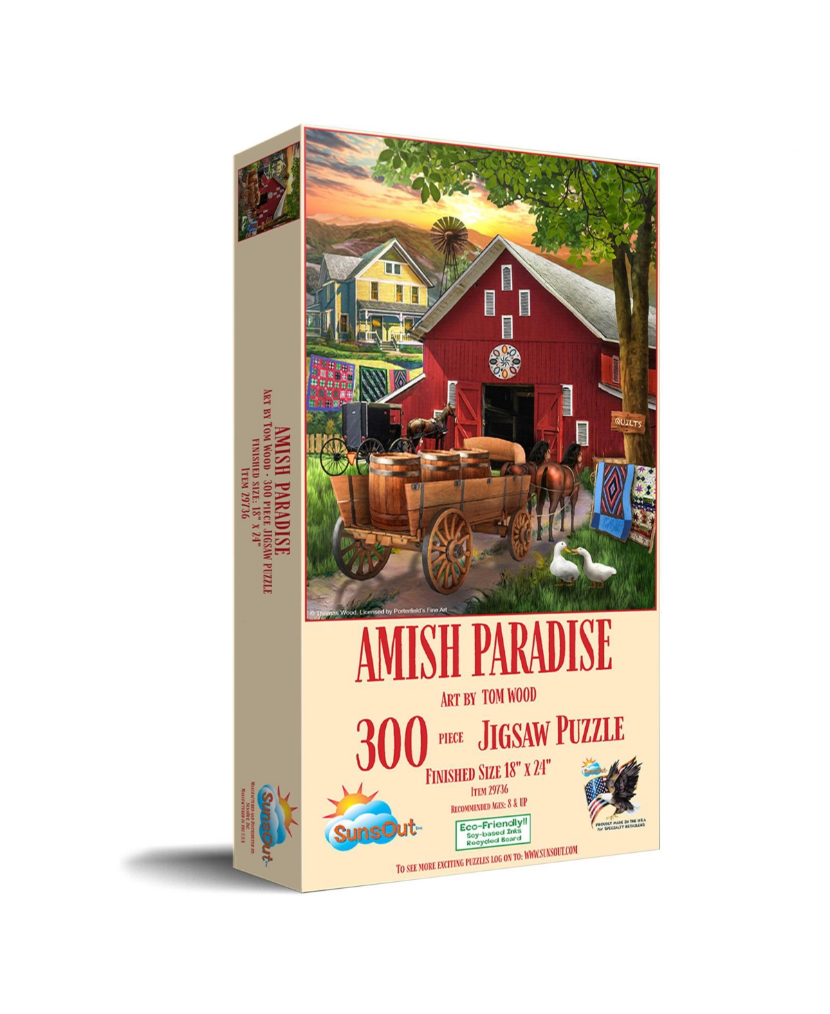 Click here for SunsOut Amish Paradise 300 piece Jigsaw Puzzle for... prices