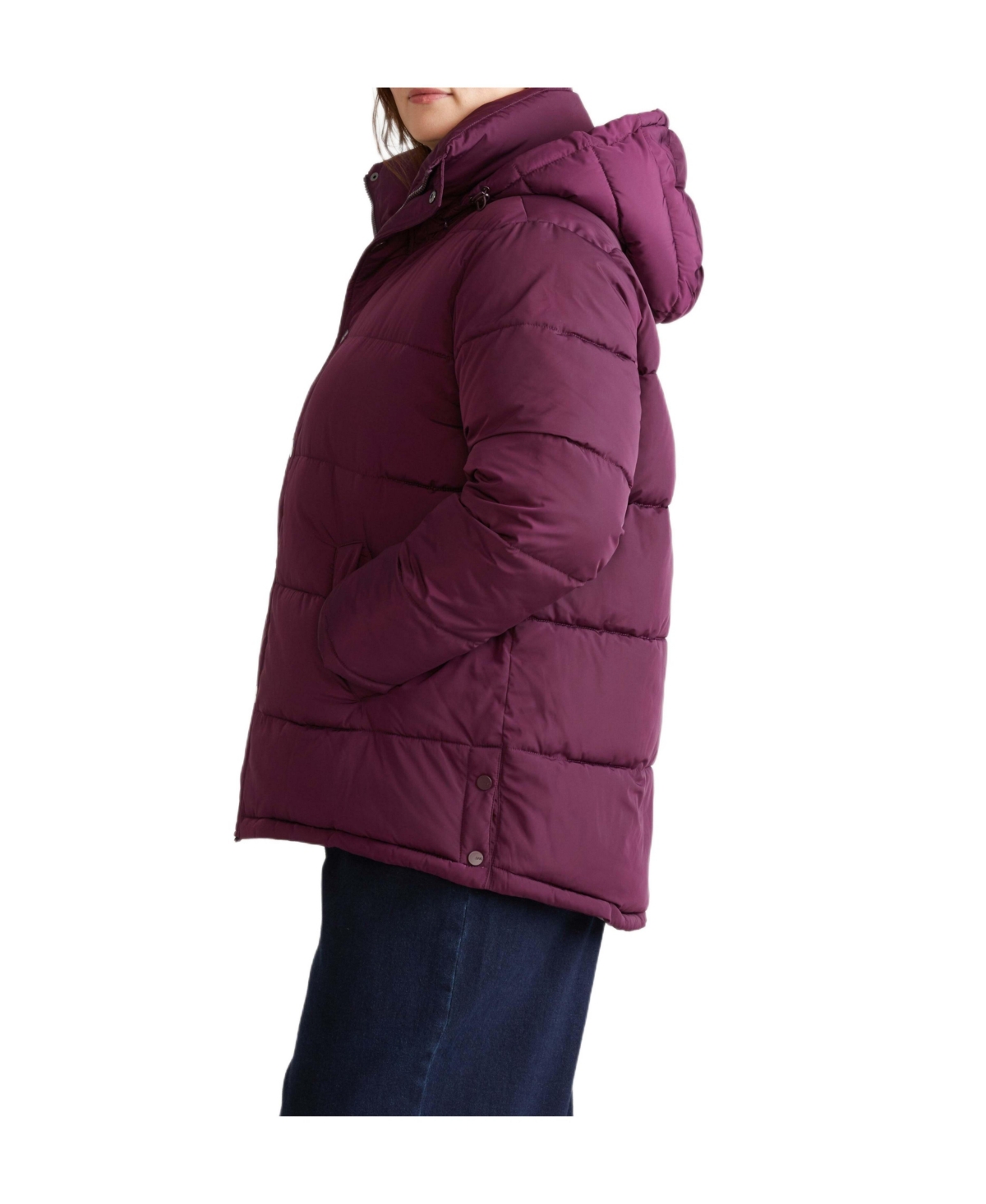 Click here for Universal Standard Womens Rainier Short Hooded Puf... prices