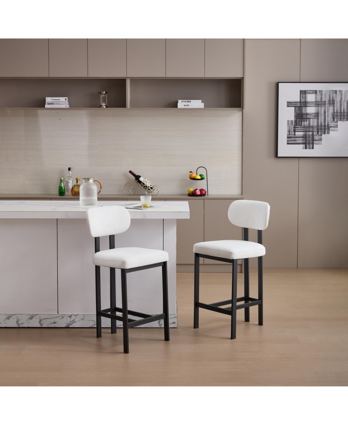 Click here for Streamdale Furniture Upholstered Counter Height Ba... prices