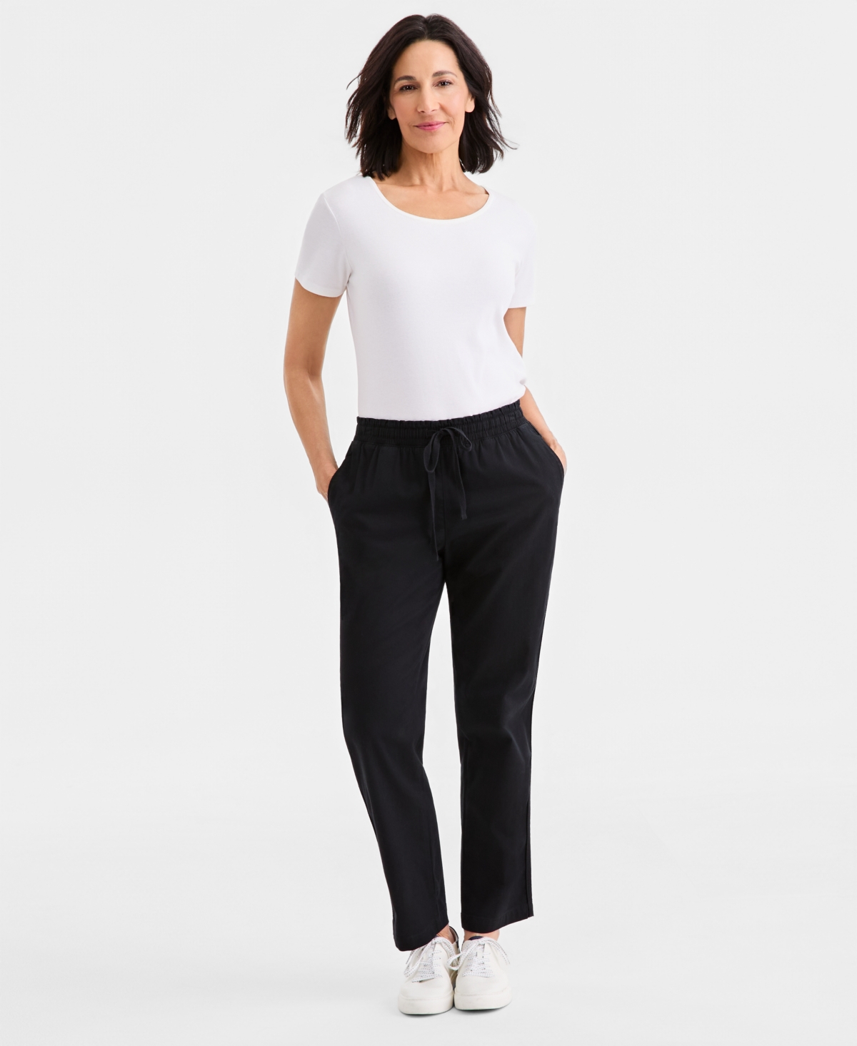 Click here for Style & Co Womens Straight-Leg Pull-On Pants  Macy... prices