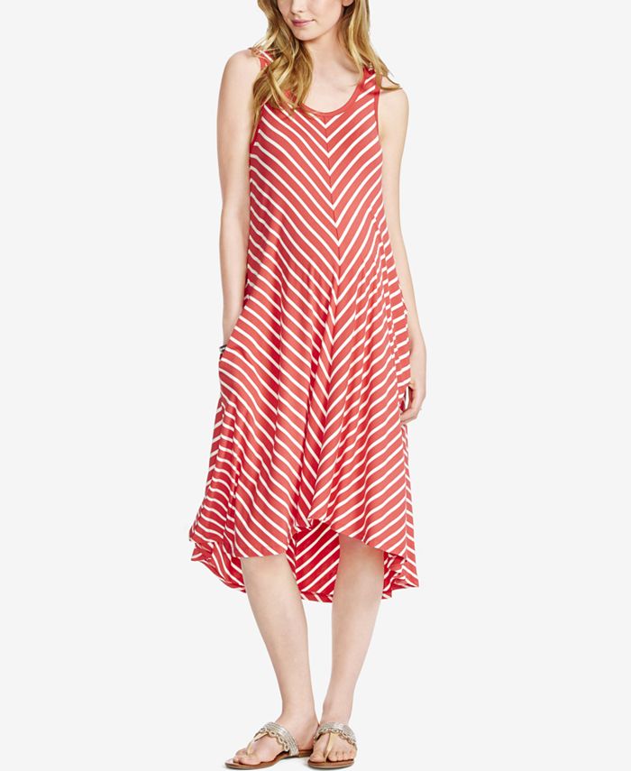 Jessica Simpson Maternity Striped Sleeveless Dress from Motherhood ...