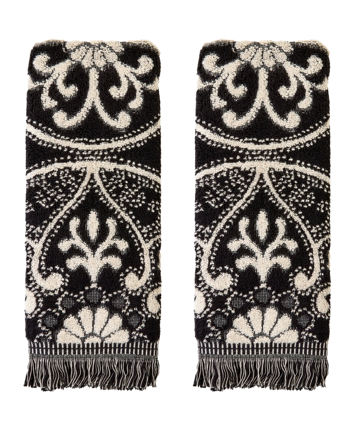 Click here for Skl Home Amherst Medallion Hand Towel  Set of 2 -... prices