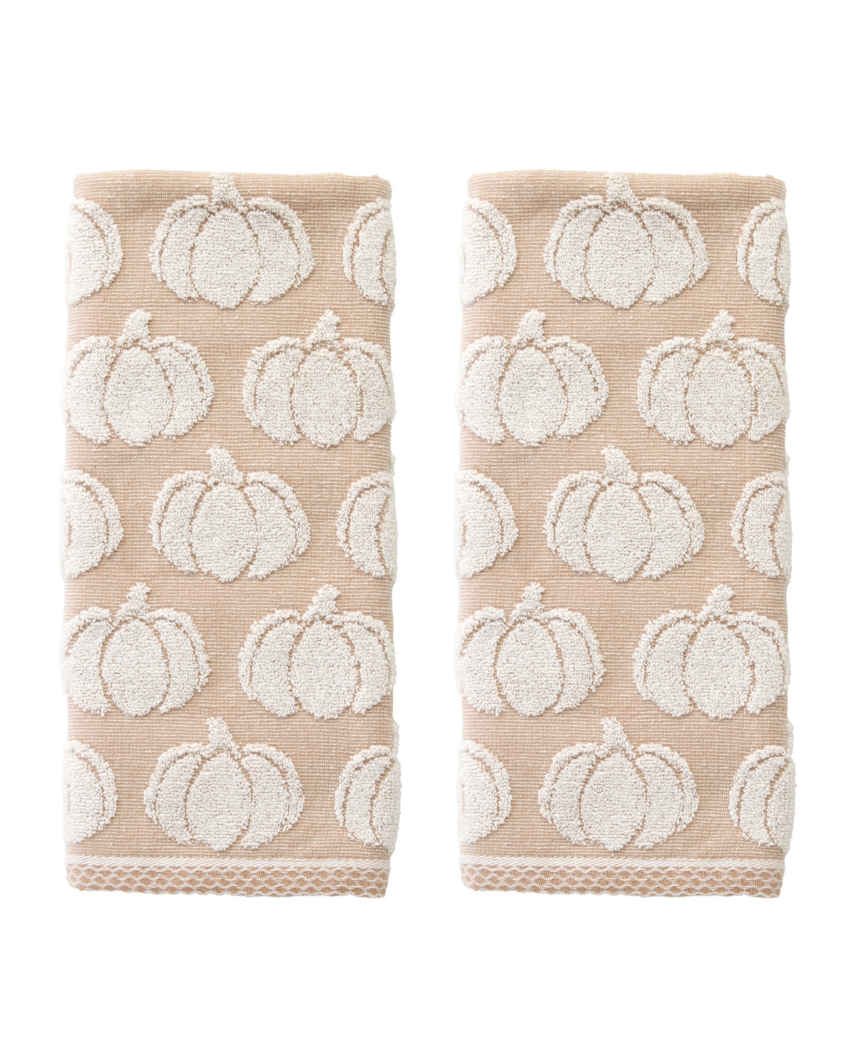Click here for Skl Home Pumpkin Jacquard Hand Towel  Set of 2 - T... prices