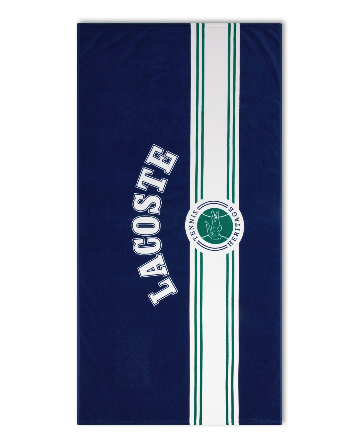Click here for Lacoste Single Badge Cotton Beach Towel  36 x 72 -... prices