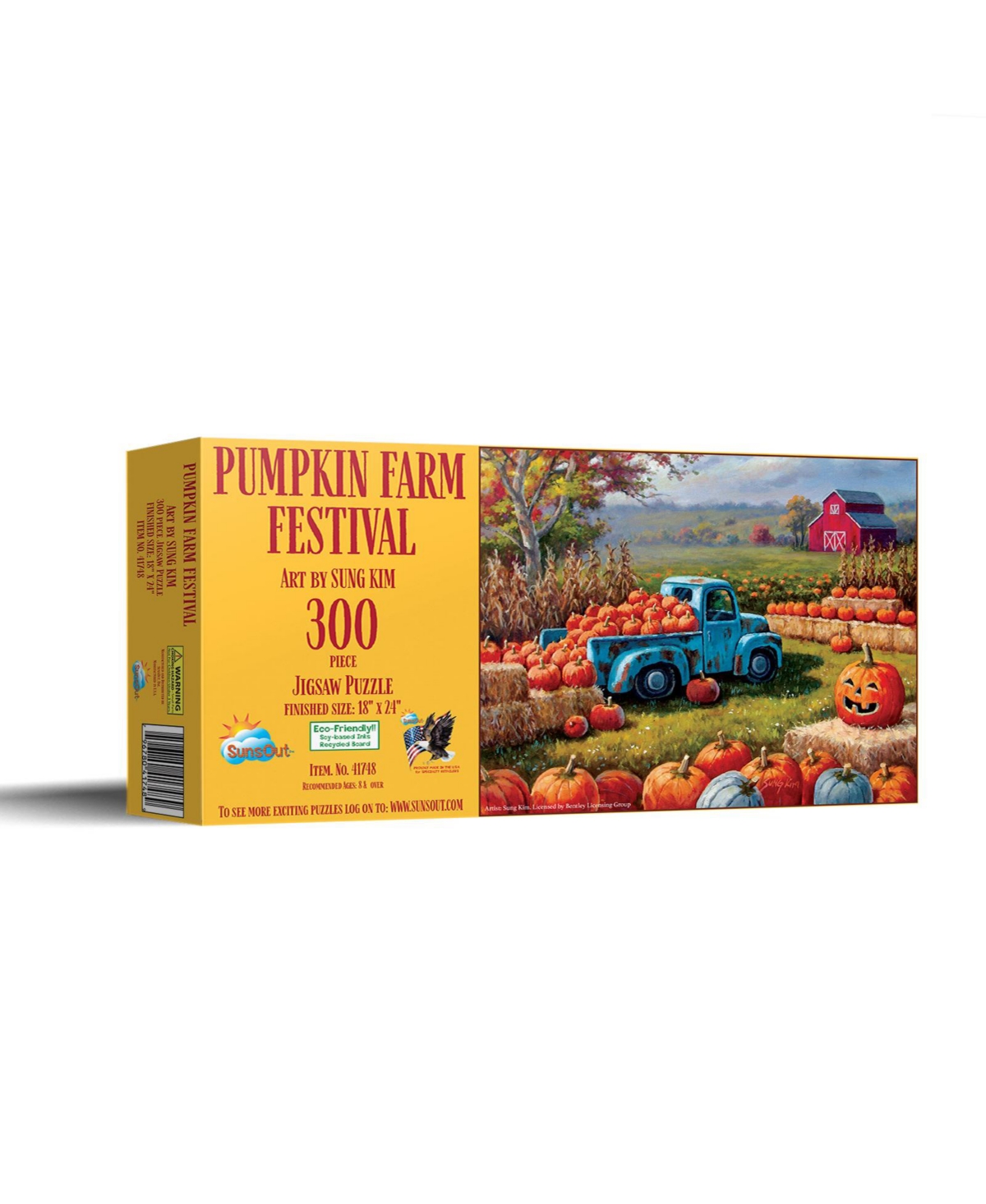Click here for SunsOut Pumpkin Farm Festival 300 piece Jigsaw Puz... prices