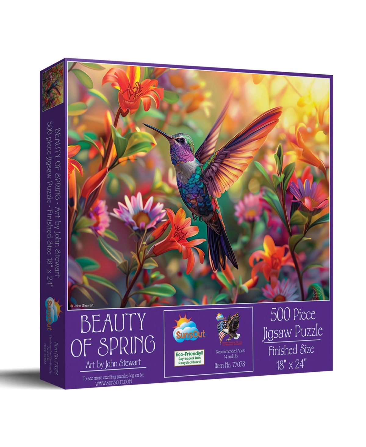 Click here for SunsOut Beauty of Spring 500 piece Jigsaw Puzzle f... prices