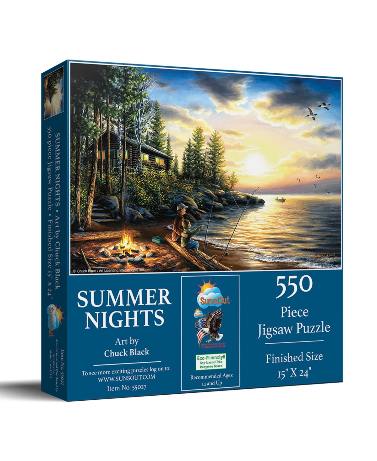 Click here for SunsOut Summer Nights 550 piece Jigsaw Puzzle for... prices