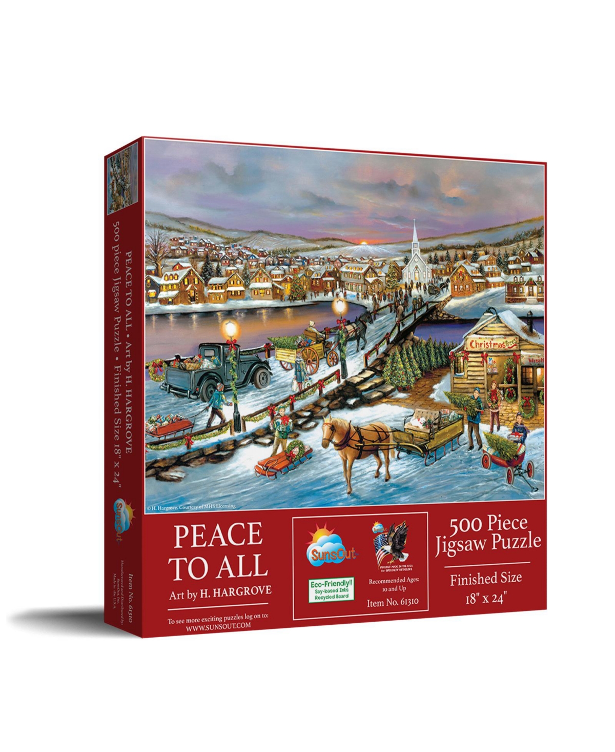 Click here for SunsOut Peace to All 500 piece Jigsaw Puzzle for A... prices