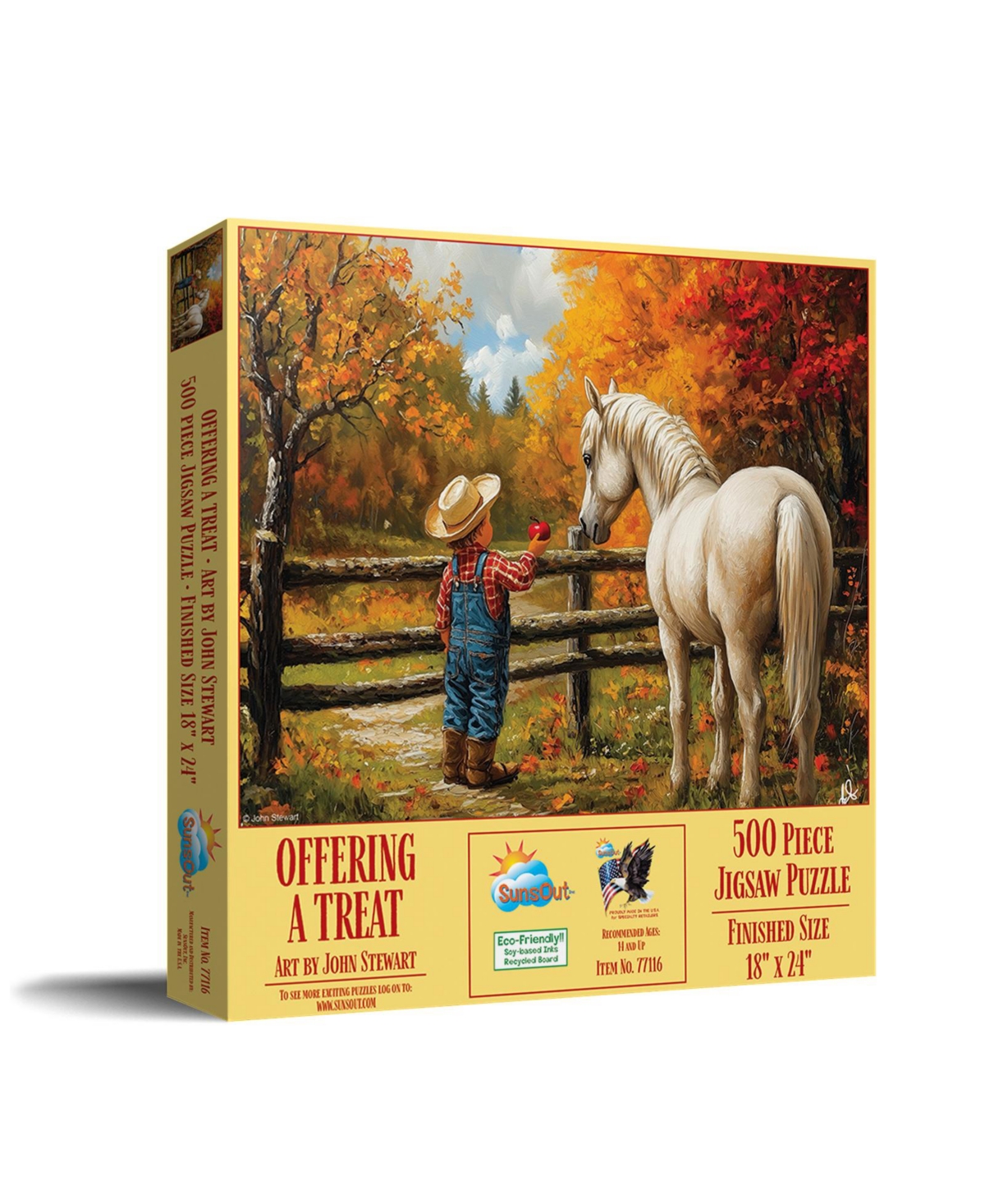 Click here for SunsOut Offering a Treat  Horse 500 piece Jigsaw P... prices