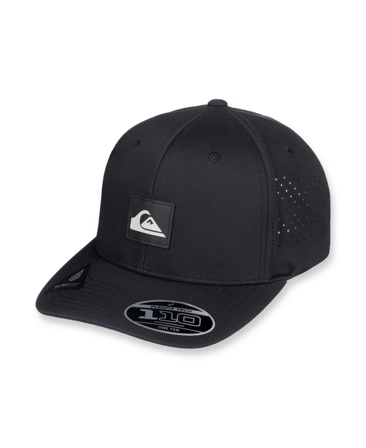 Click here for Quiksilver Mens 6-Panel Curve Brim Hat - Black prices