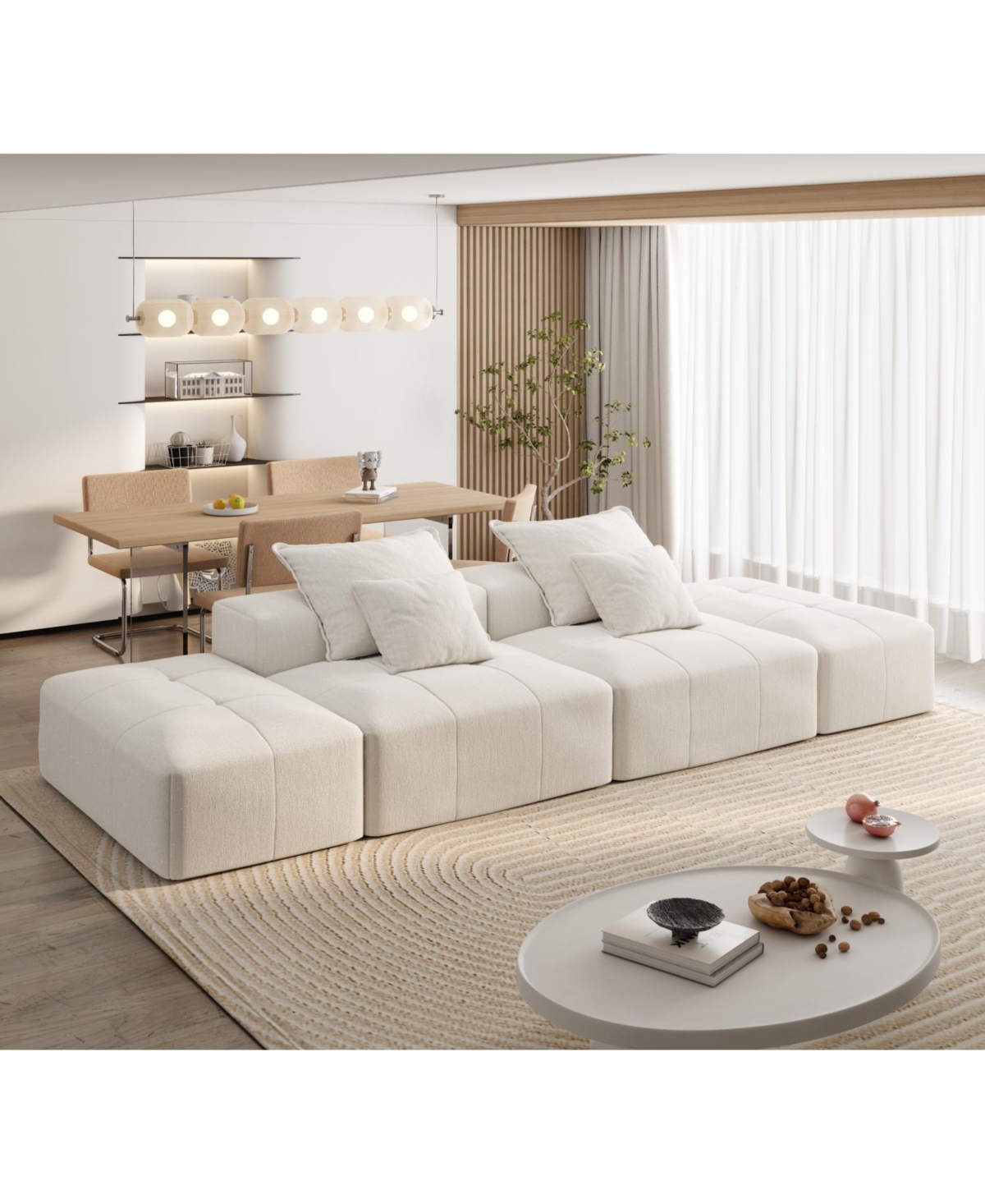 Click here for Streamdale Furniture Modern Chenille Sectional Sof... prices