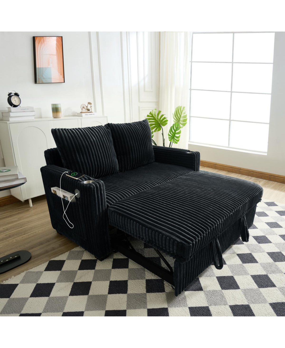 Click here for Streamdale Furniture 53" Corduroy Sleeper Sof... prices