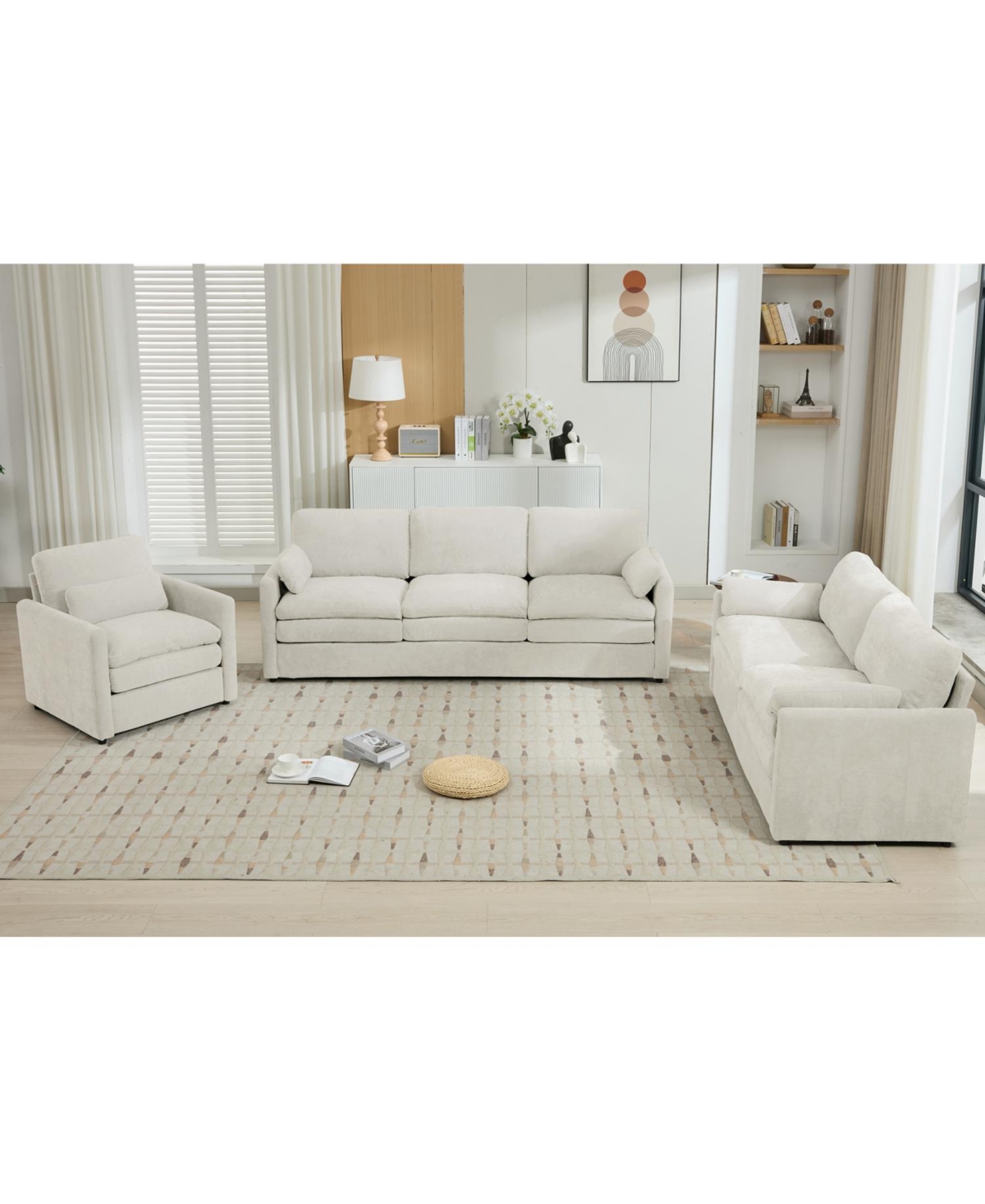 Click here for Streamdale Furniture Cozy Upholstered Cloud Sofa S... prices