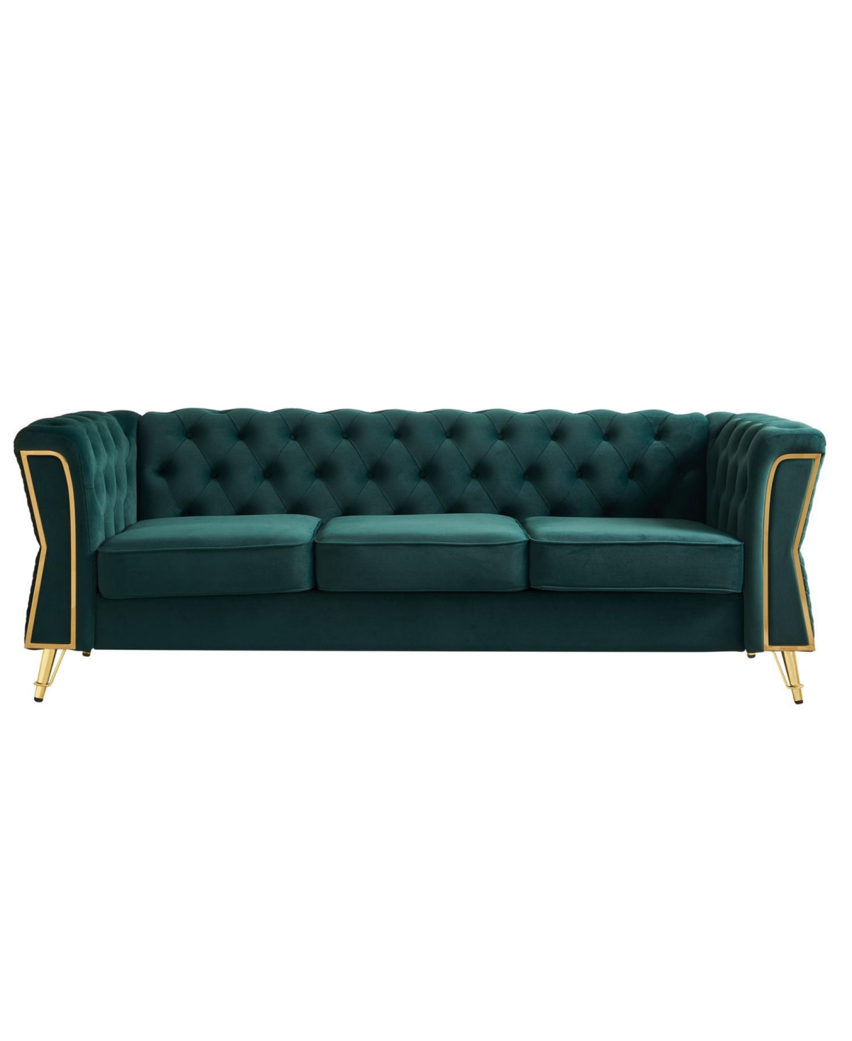 Click here for Streamdale Furniture Modern Tufted Velvet Sofa 87.... prices